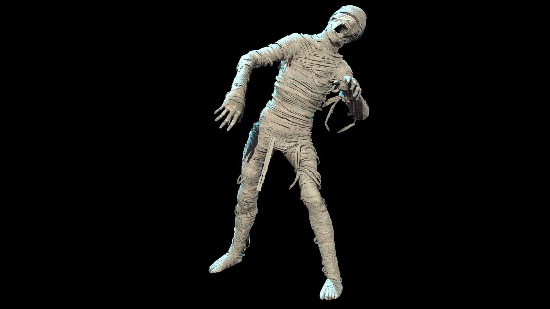 Mummy Game Ready - 3D Model by andryuha1981