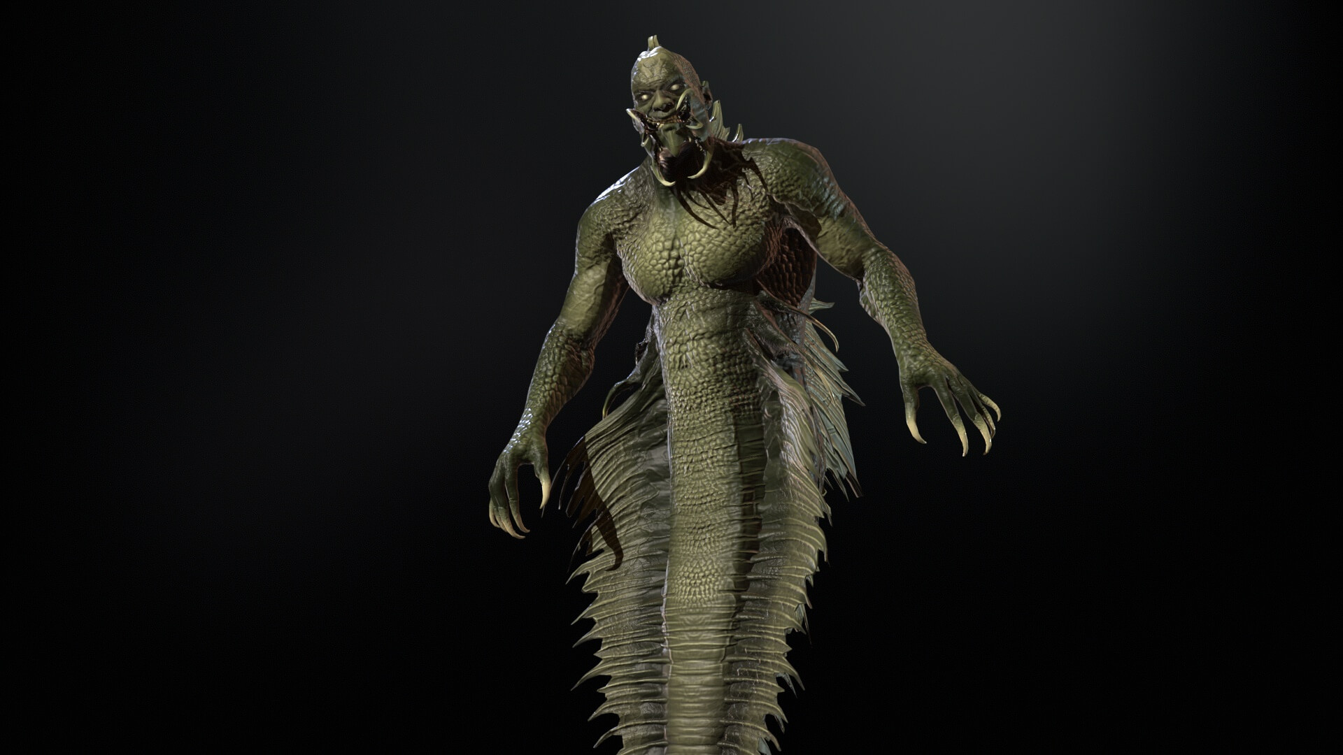 Mutant6R1 Game Ready - 3D Model by andryuha1981