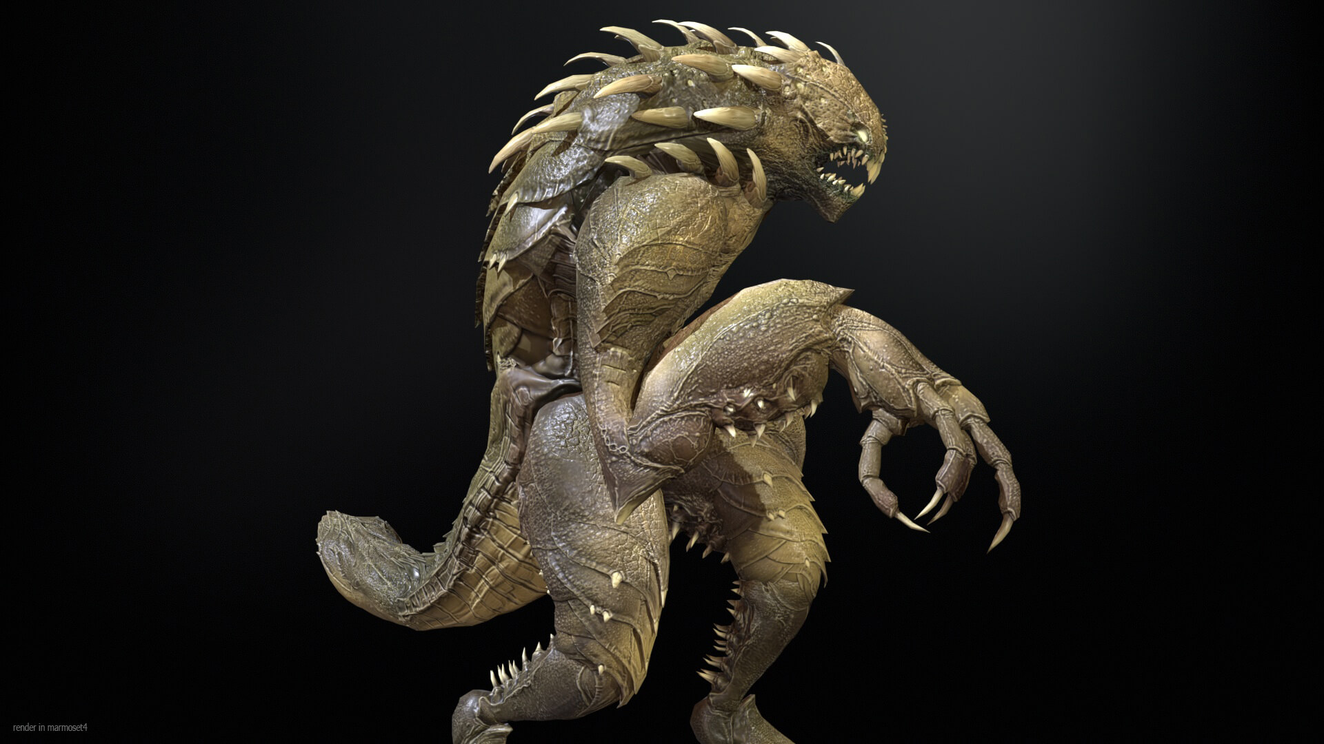 Mutantr4 Game Ready - 3D Model by andryuha1981