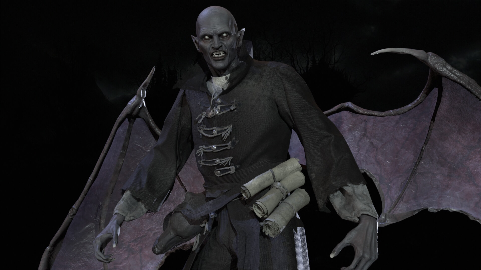 Nosferatu Game Ready - 3D Model by andryuha1981
