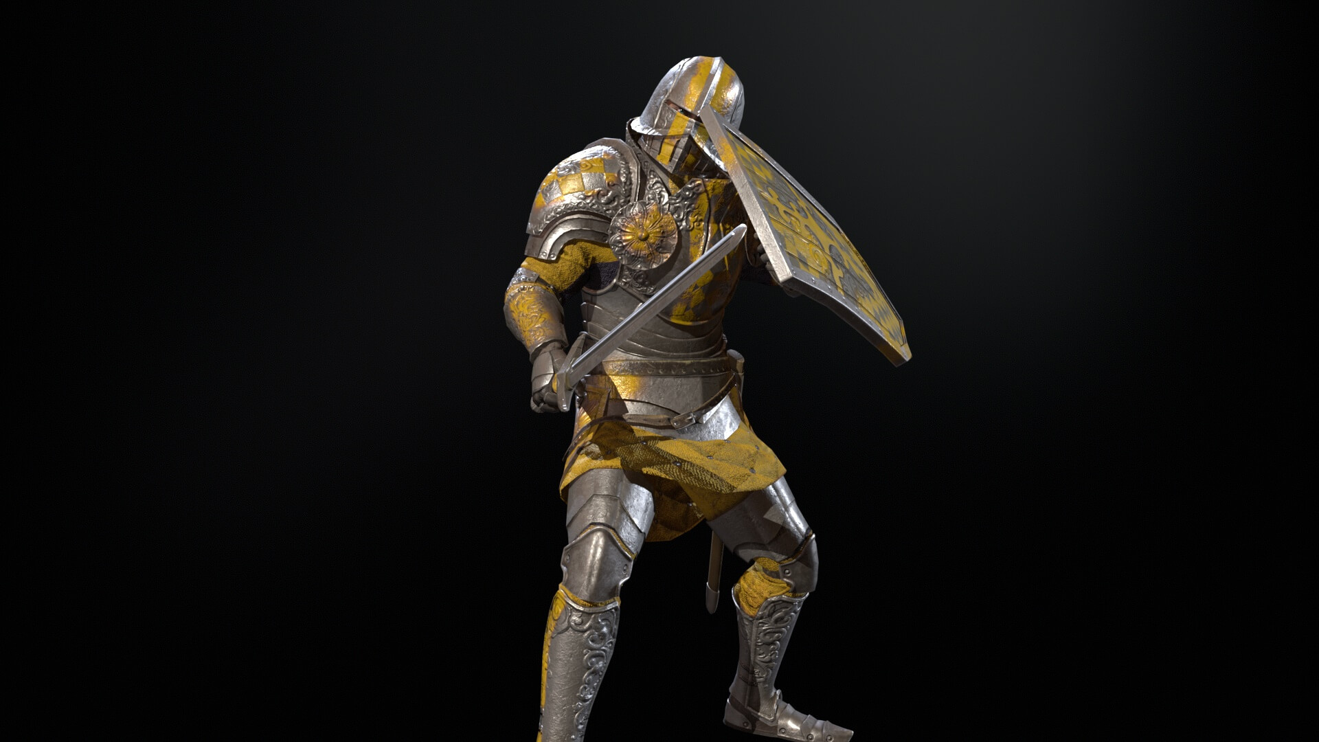Npc Knight1 Game Ready - 3D Model by andryuha1981