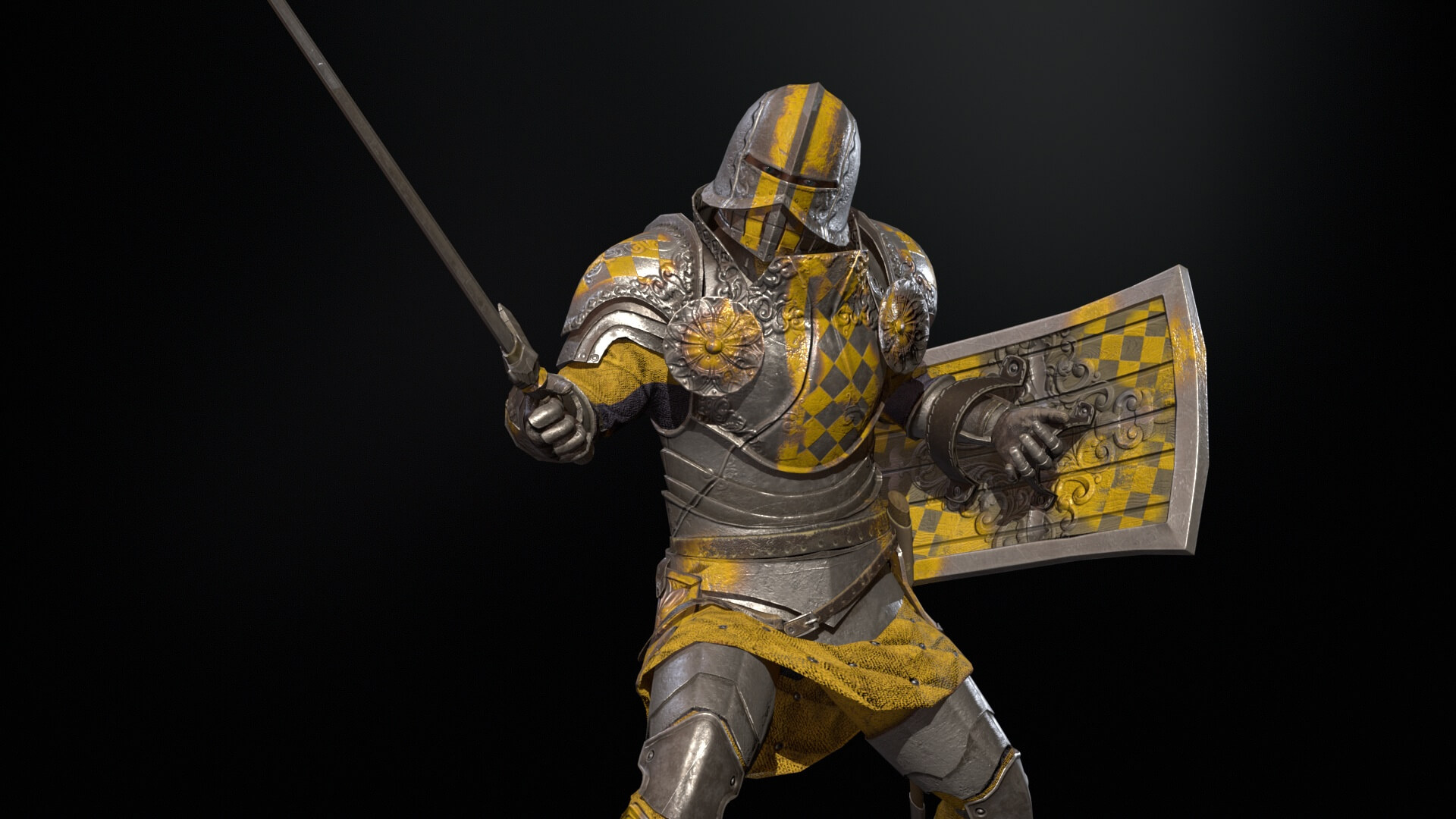 Npc Knight1 Game Ready - 3D Model by andryuha1981