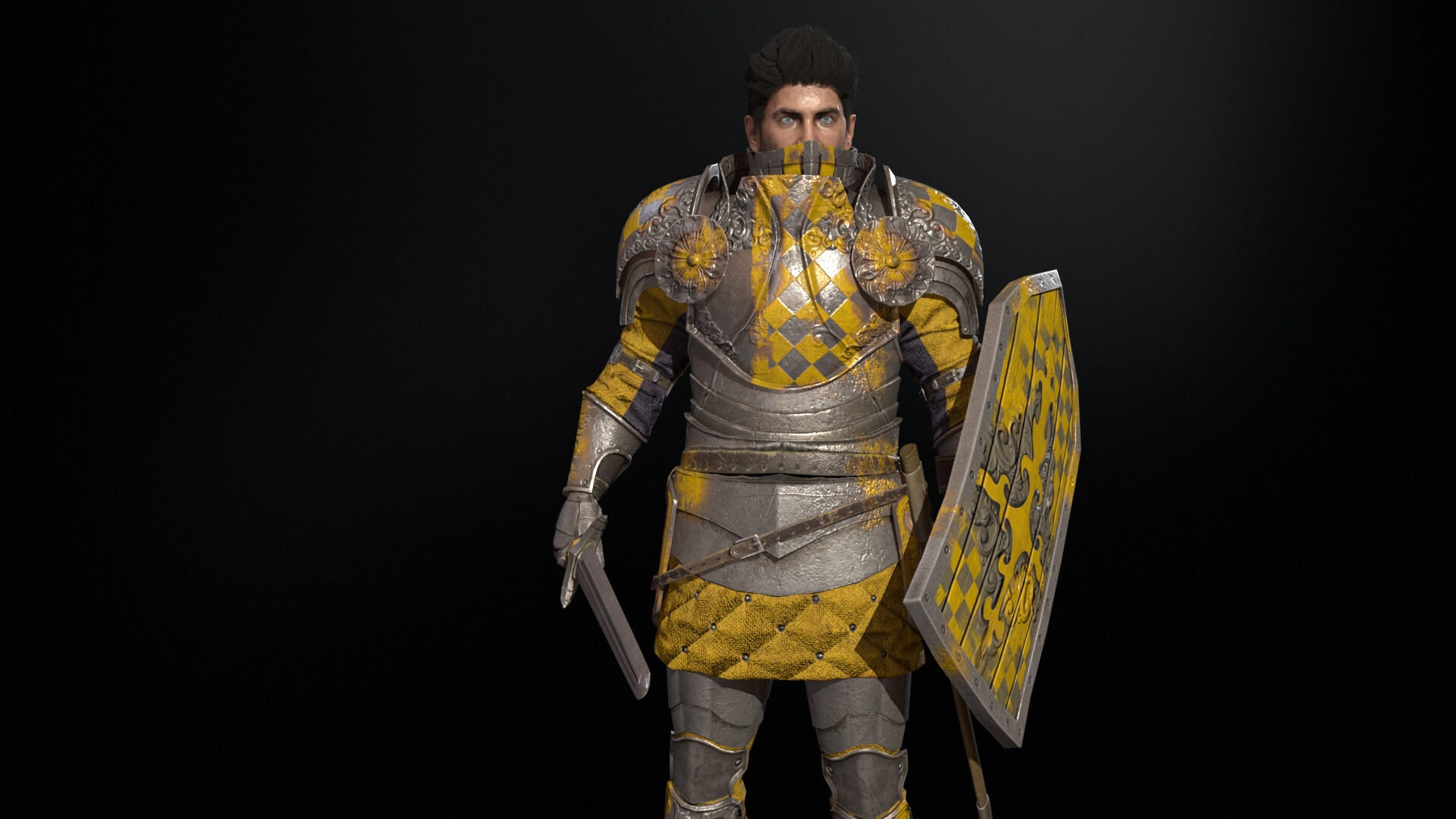 Npc Knight1 Game Ready - 3D Model by andryuha1981