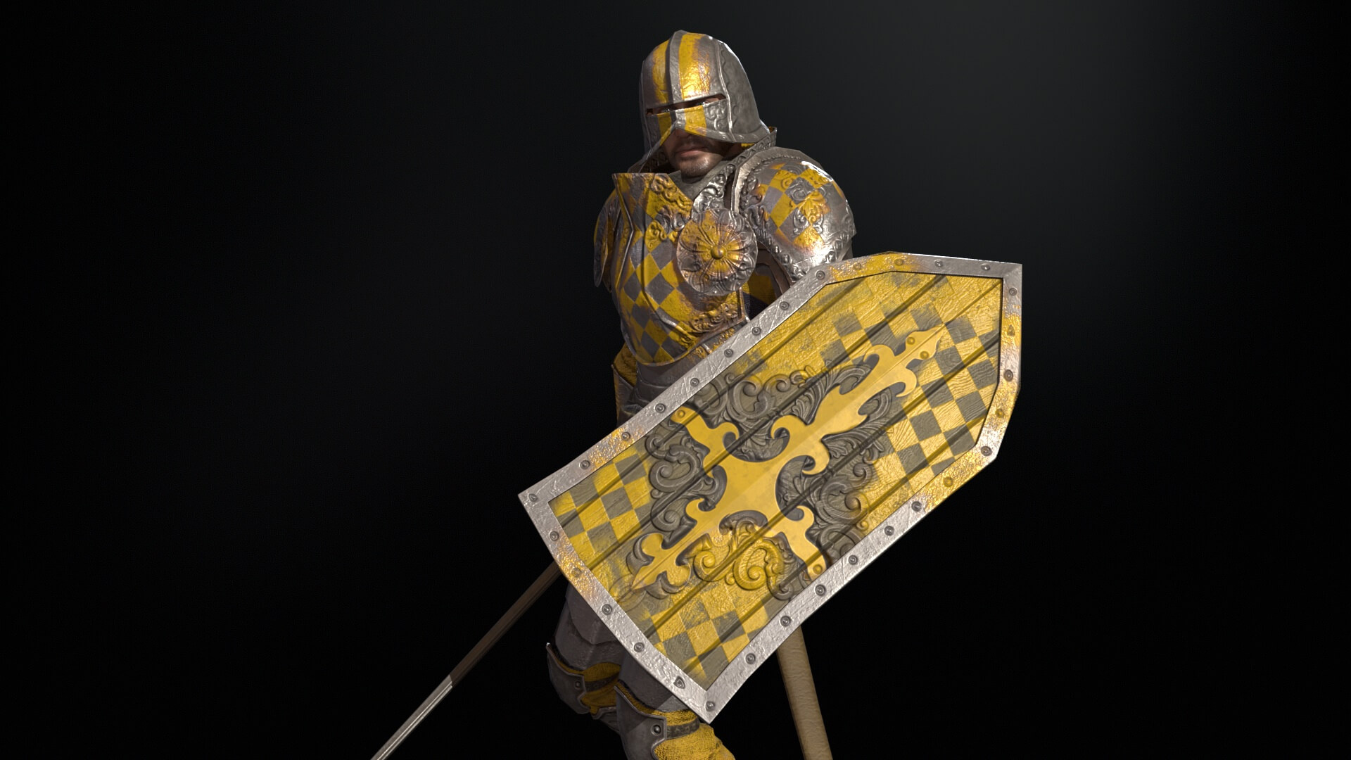Npc Knight1 Game Ready - 3D Model by andryuha1981