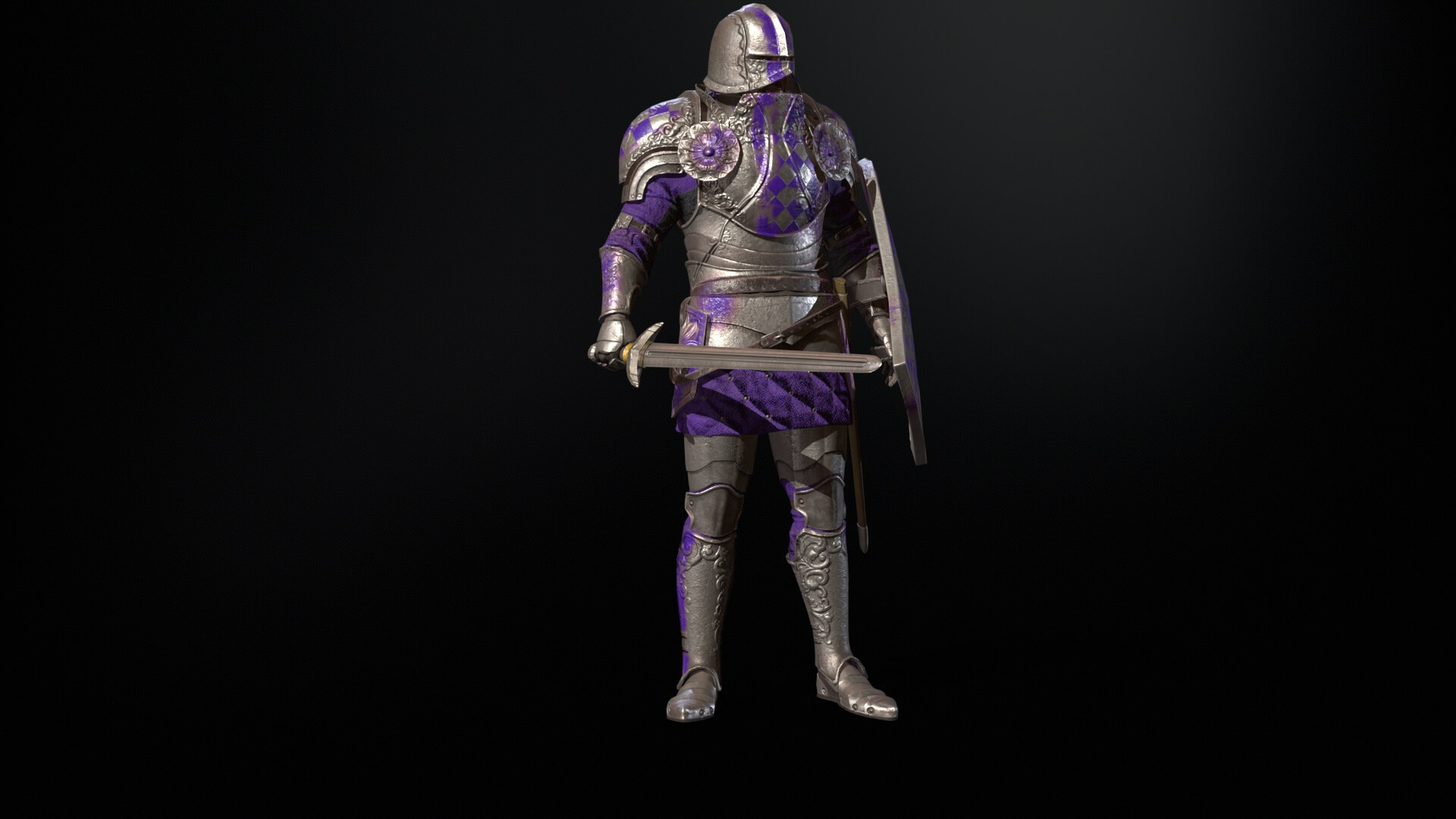 Npc Knight1 Game Ready - 3D Model by andryuha1981