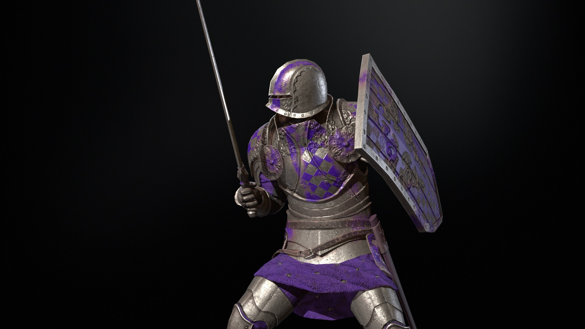 Npc Knight1 Game Ready - 3D Model by andryuha1981