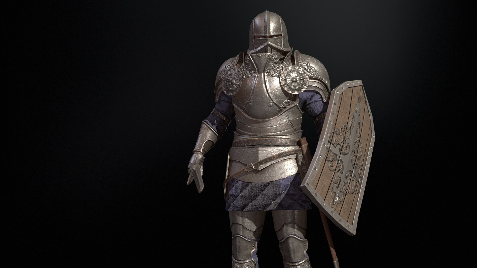 Npc Knight1 Game Ready - 3D Model by andryuha1981