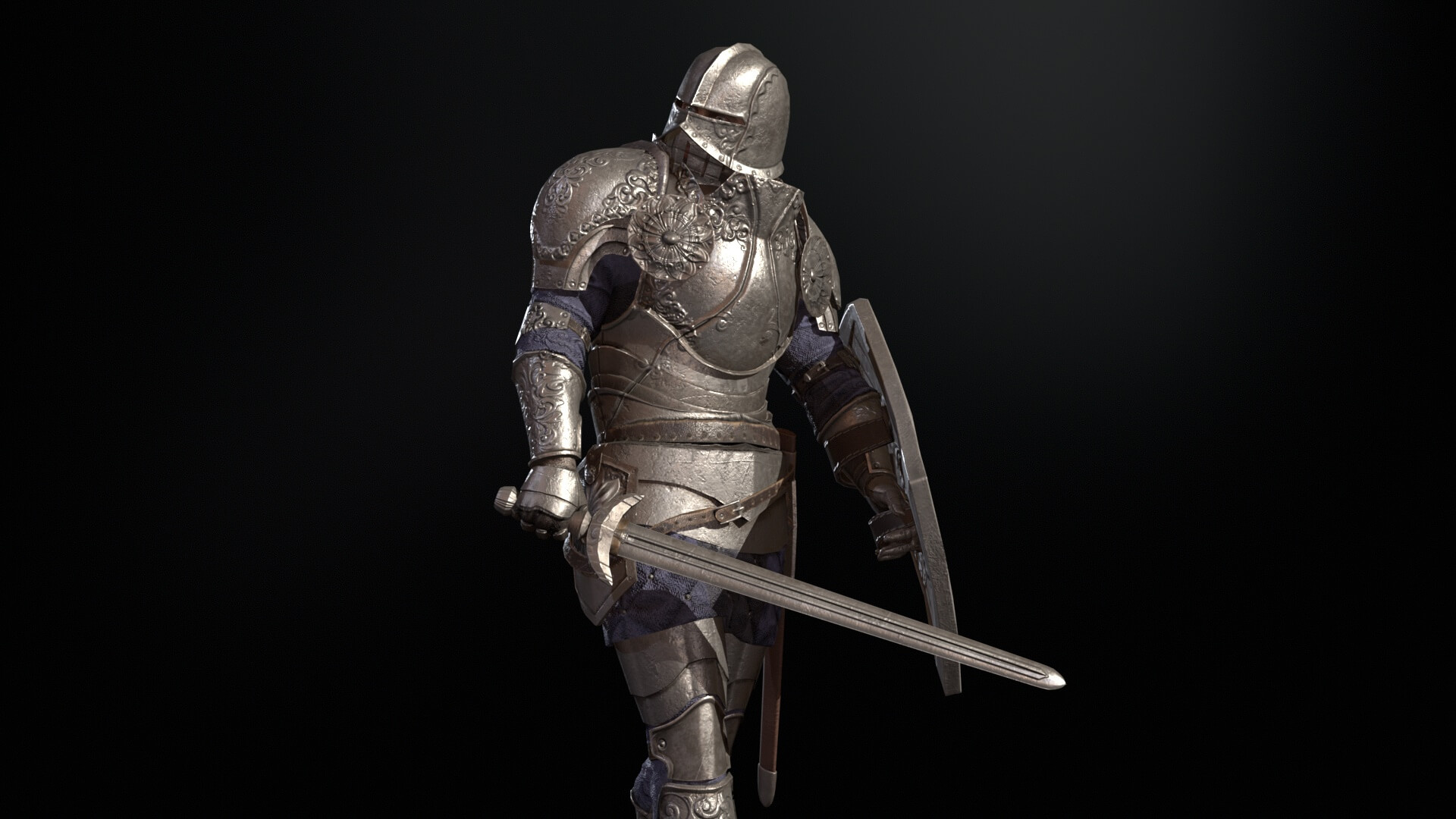 Npc Knight1 Game Ready - 3D Model by andryuha1981