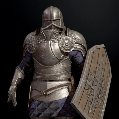 Npc Knight1 Game Ready - 3D Model by andryuha1981