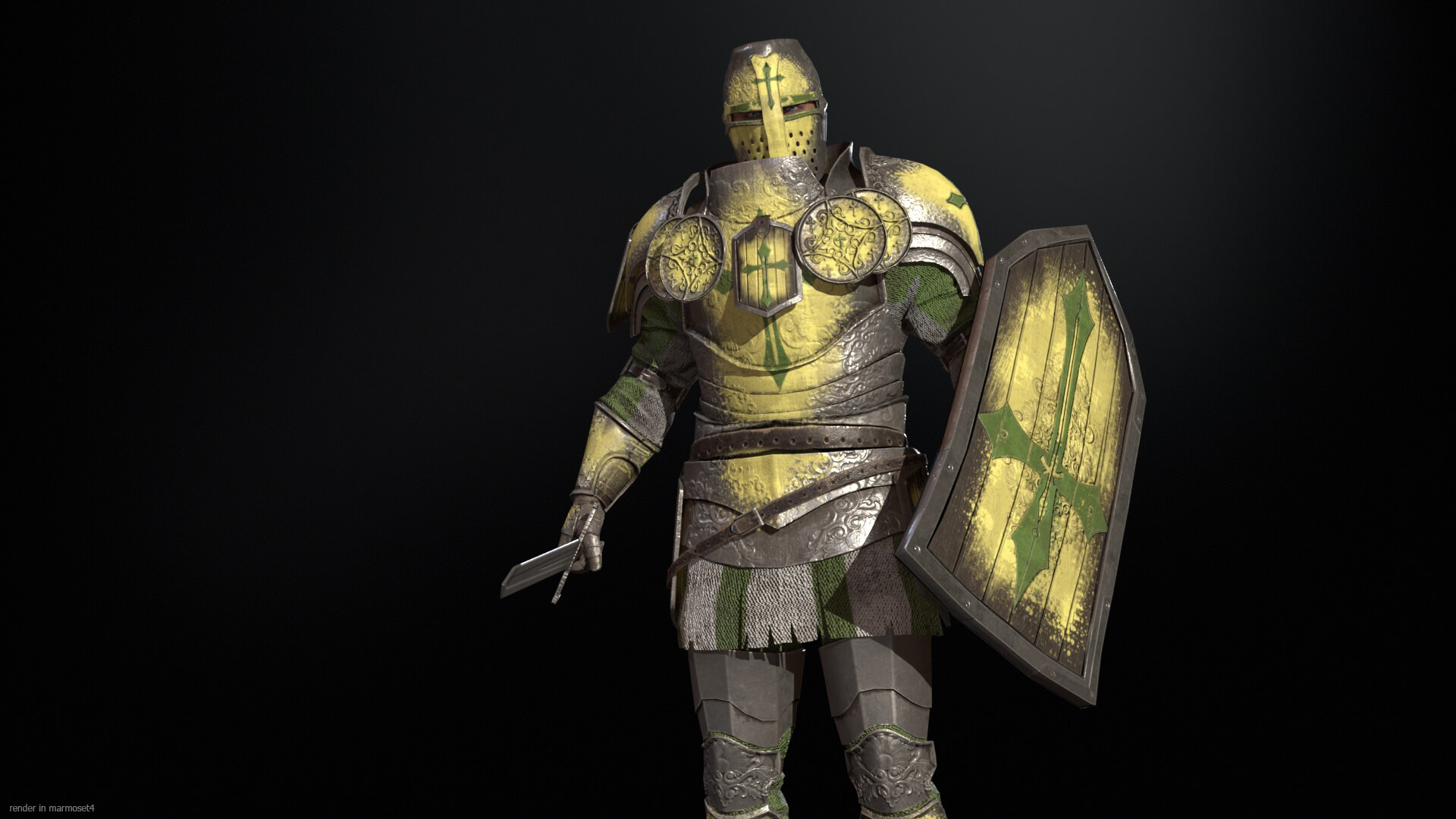 Npc Knight2 Game Ready - 3D Model by andryuha1981