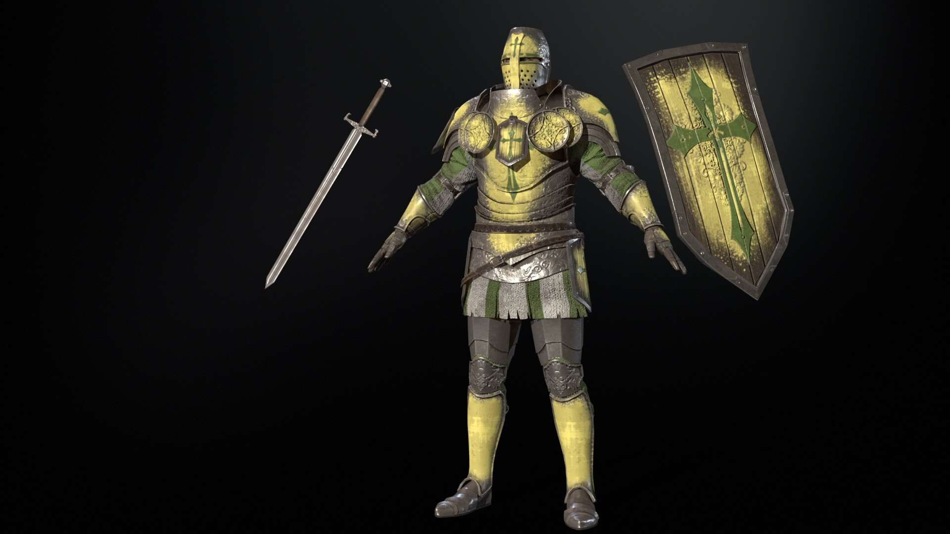Npc Knight2 Game Ready - 3D Model by andryuha1981