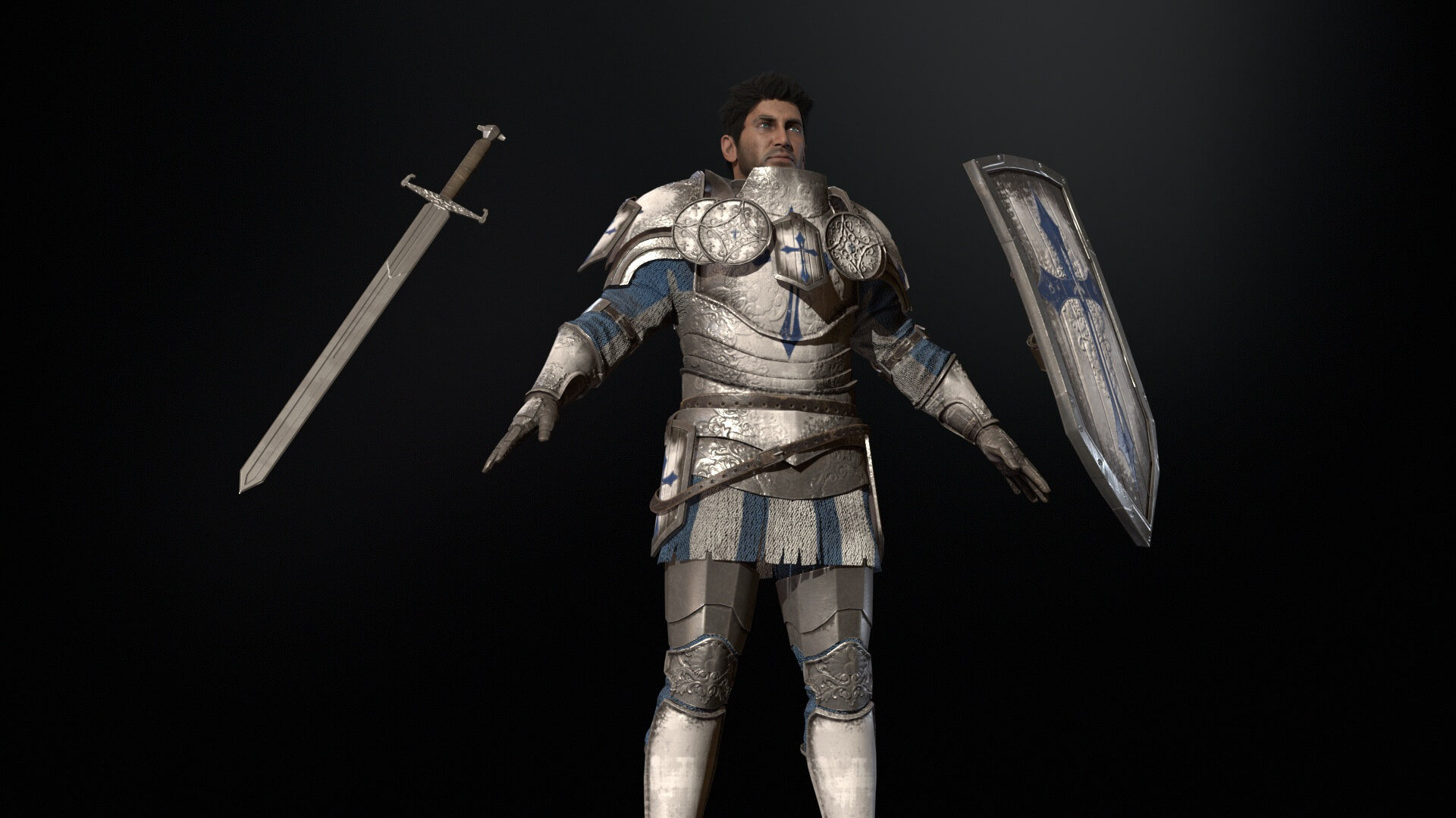 Npc Knight2 Game Ready - 3D Model by andryuha1981