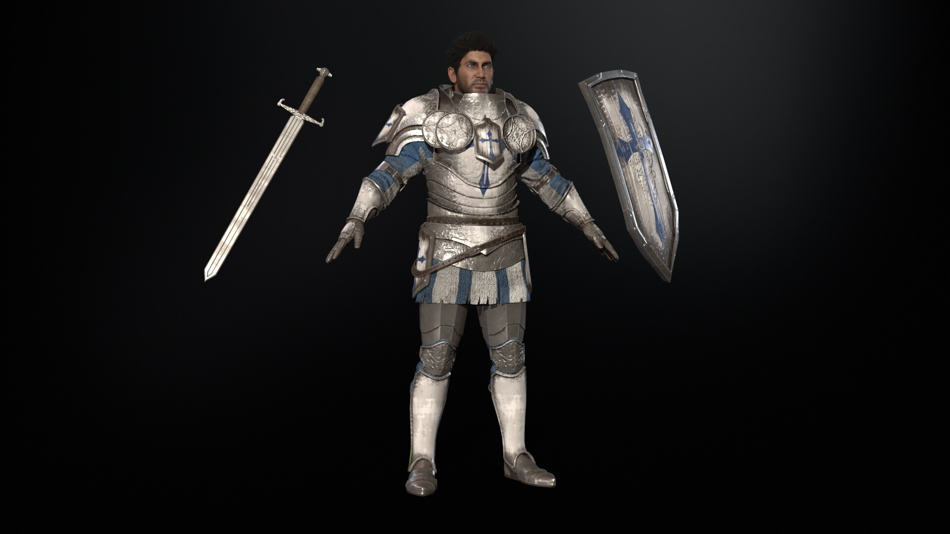 Npc Knight2 Game Ready - 3D Model by andryuha1981