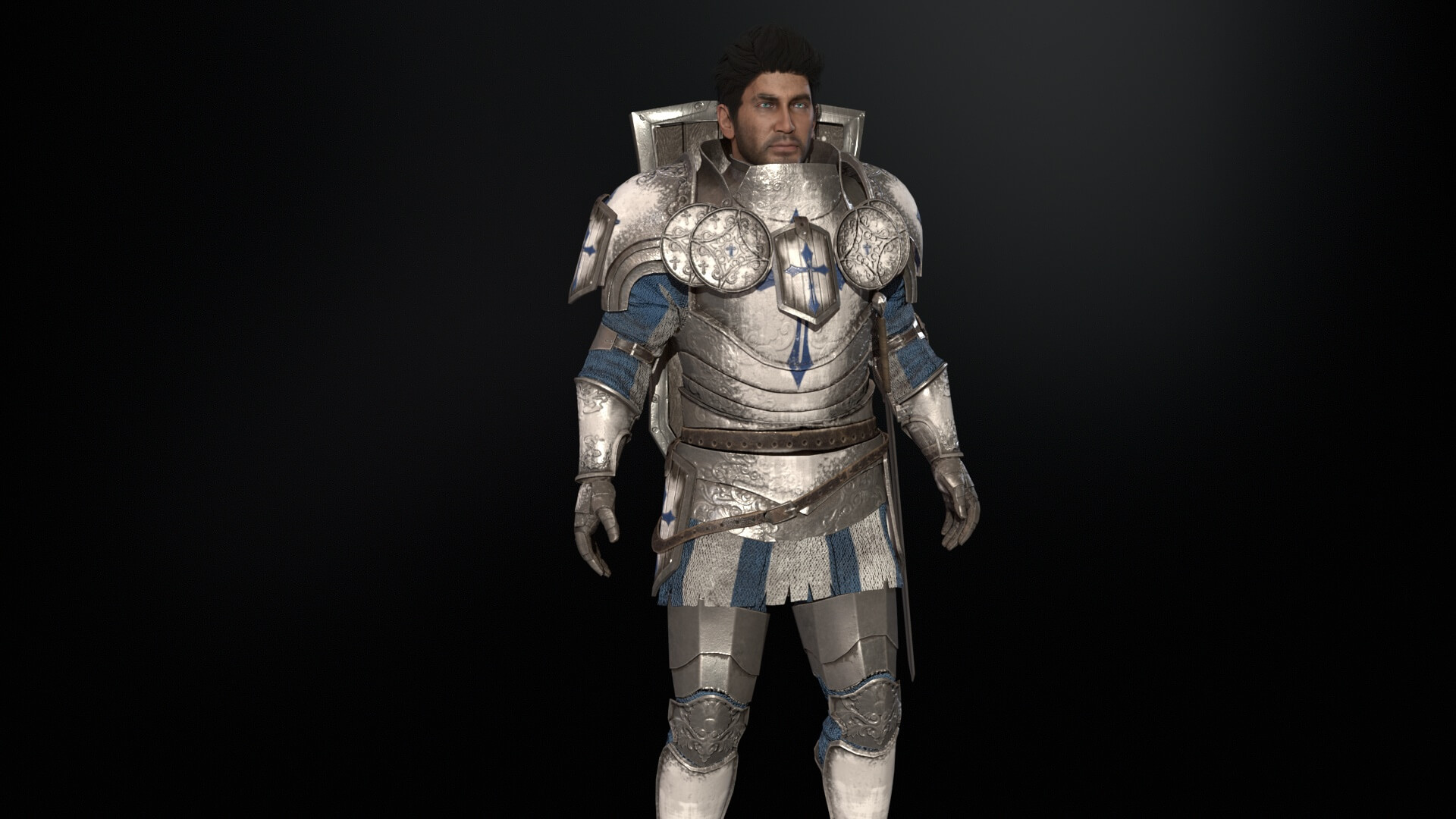 Npc Knight2 Game Ready - 3D Model by andryuha1981