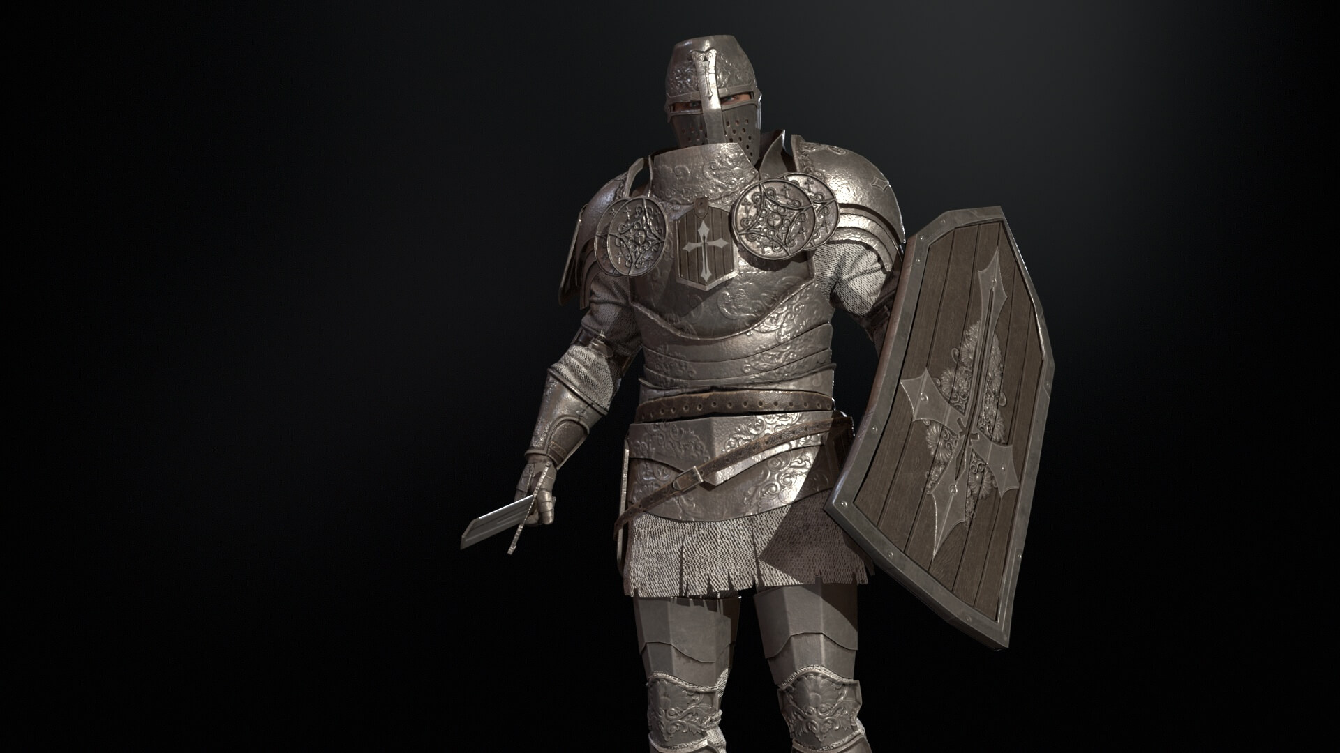Npc Knight2 Game Ready - 3D Model by andryuha1981