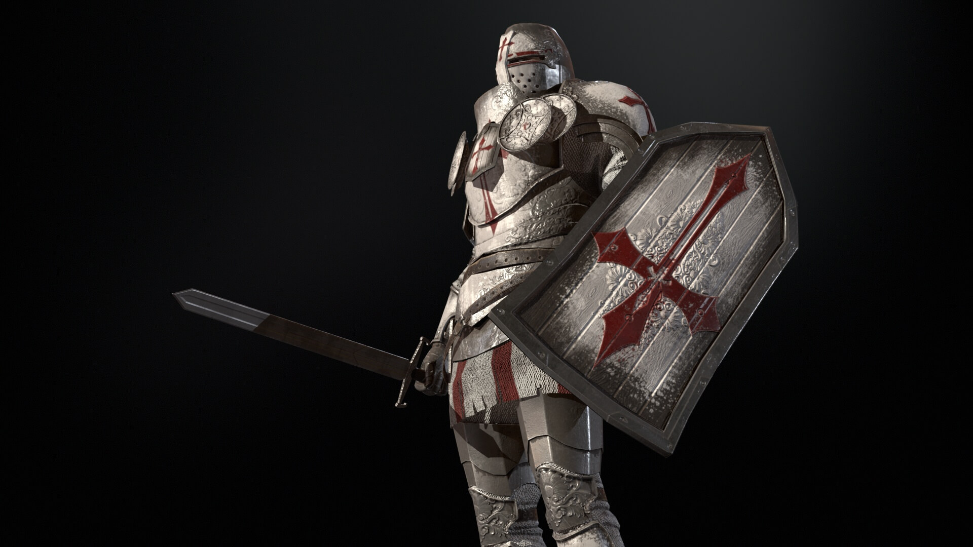 Npc Knight2 Game Ready - 3D Model by andryuha1981