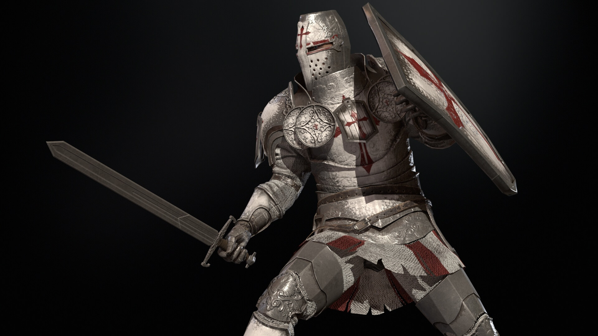 Npc Knight2 Game Ready - 3D Model by andryuha1981
