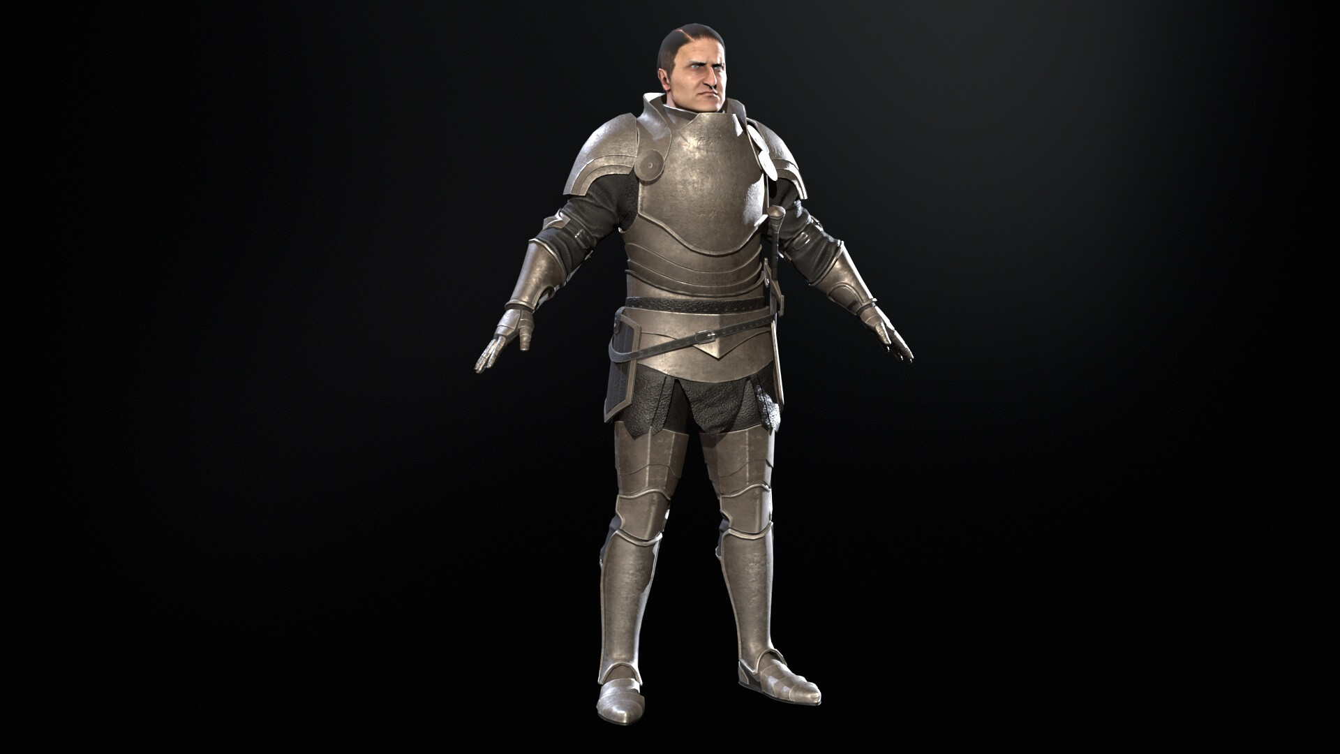 Npc Knight3 Game Ready - 3D Model by andryuha1981