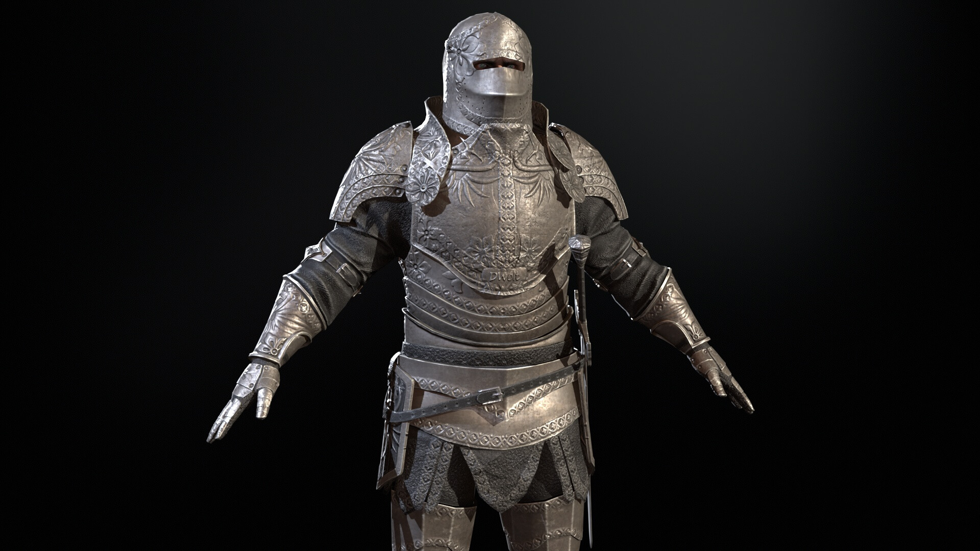 Npc Knight3 Game Ready - 3D Model by andryuha1981
