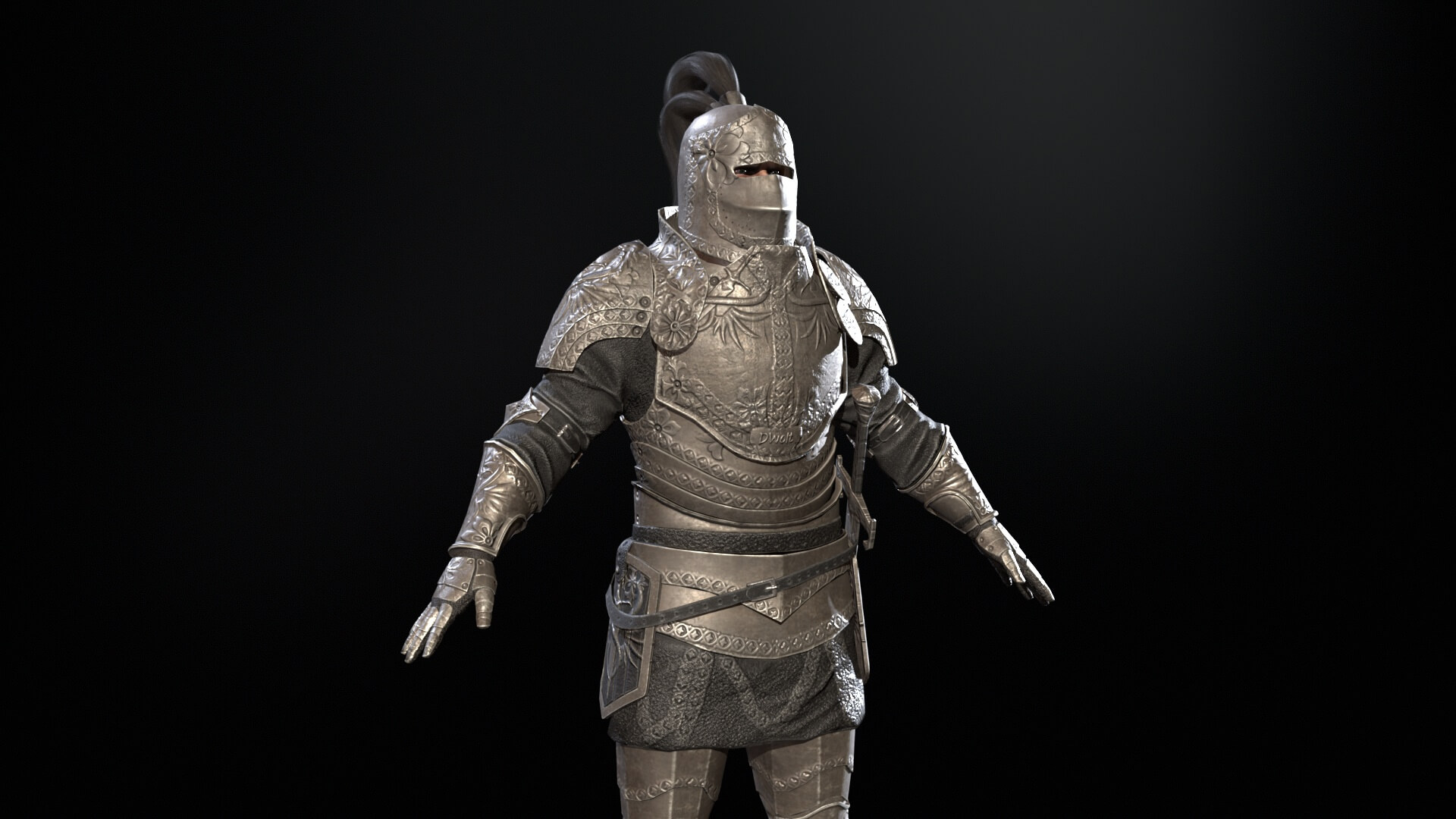 Npc Knight3 Game Ready - 3D Model by andryuha1981