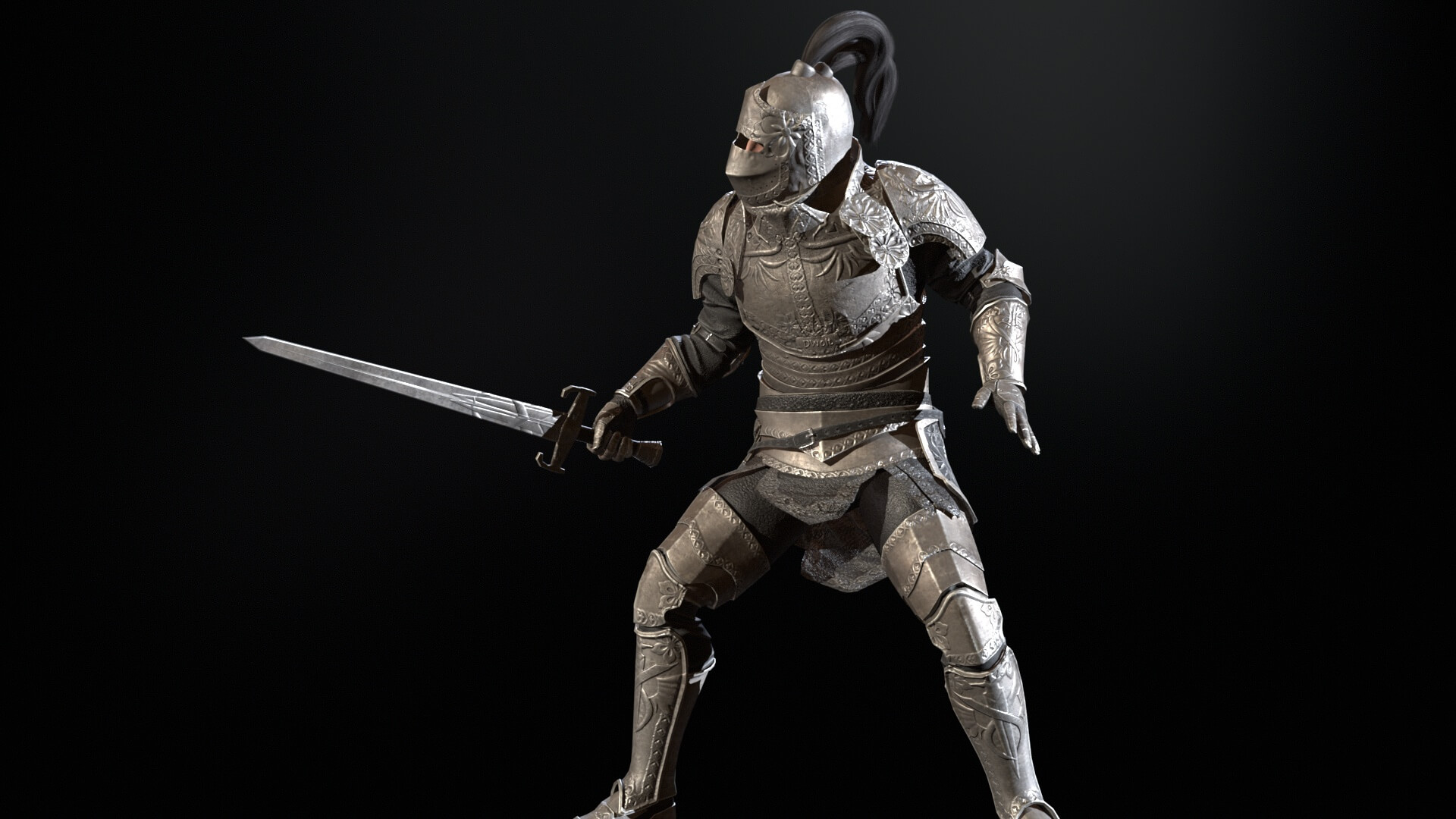 Npc Knight3 Game Ready - 3D Model by andryuha1981