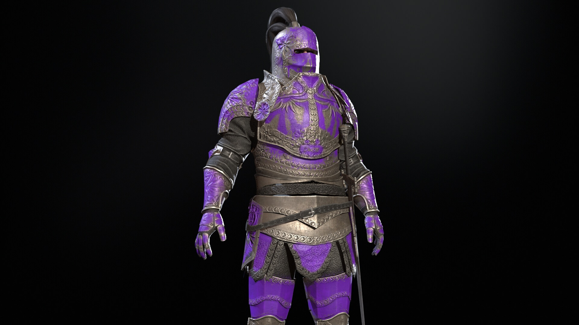 Npc Knight3 Game Ready - 3D Model by andryuha1981