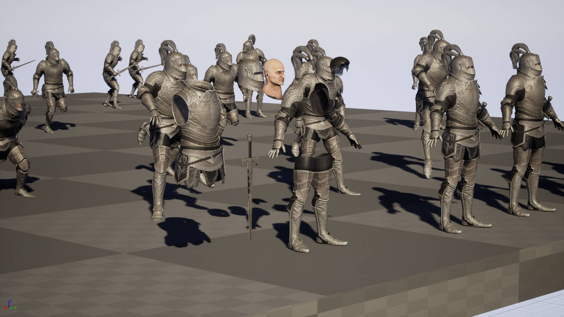 Npc Knight3 Game Ready - 3D Model by andryuha1981