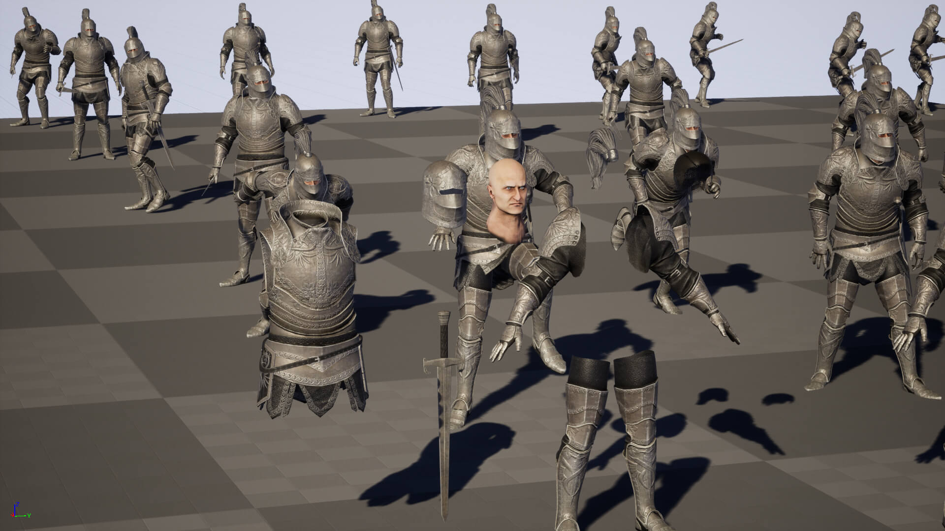 Npc Knight3 Game Ready - 3D Model by andryuha1981