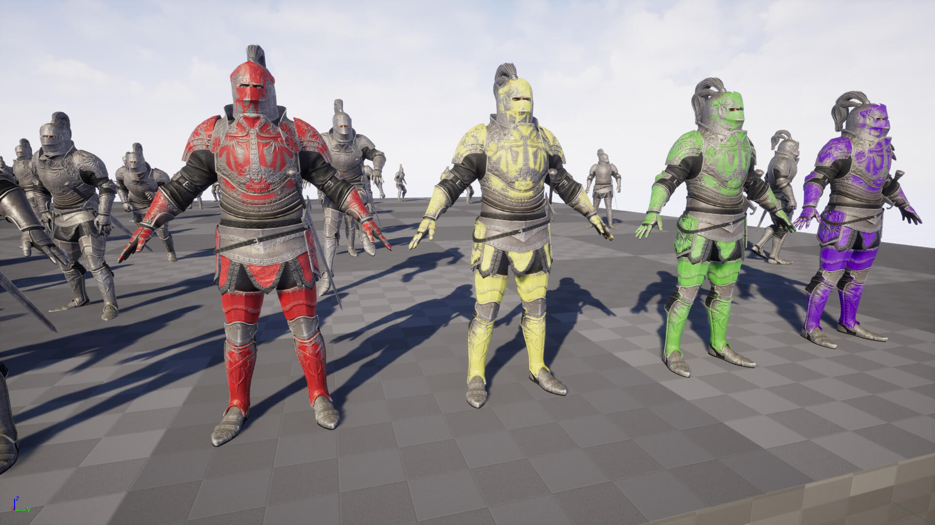 Npc Knight3 Game Ready - 3D Model by andryuha1981