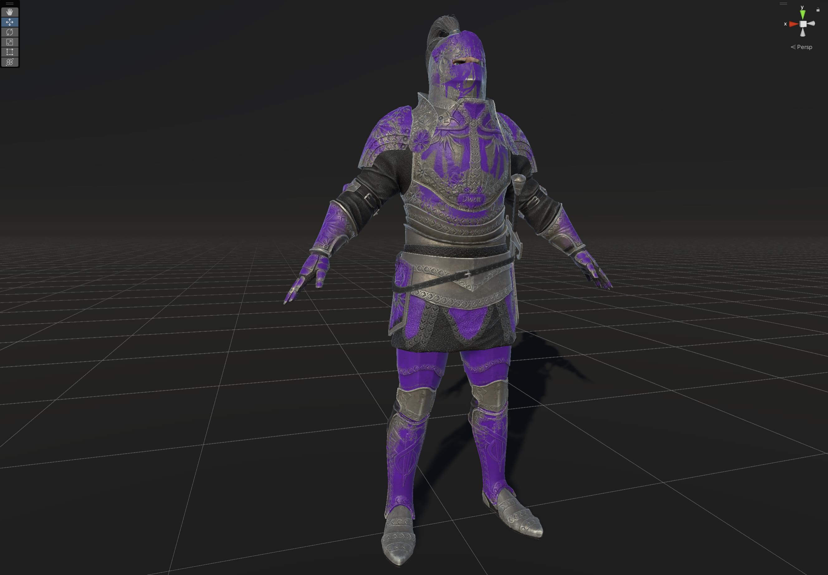 Npc Knight3 Game Ready - 3D Model by andryuha1981