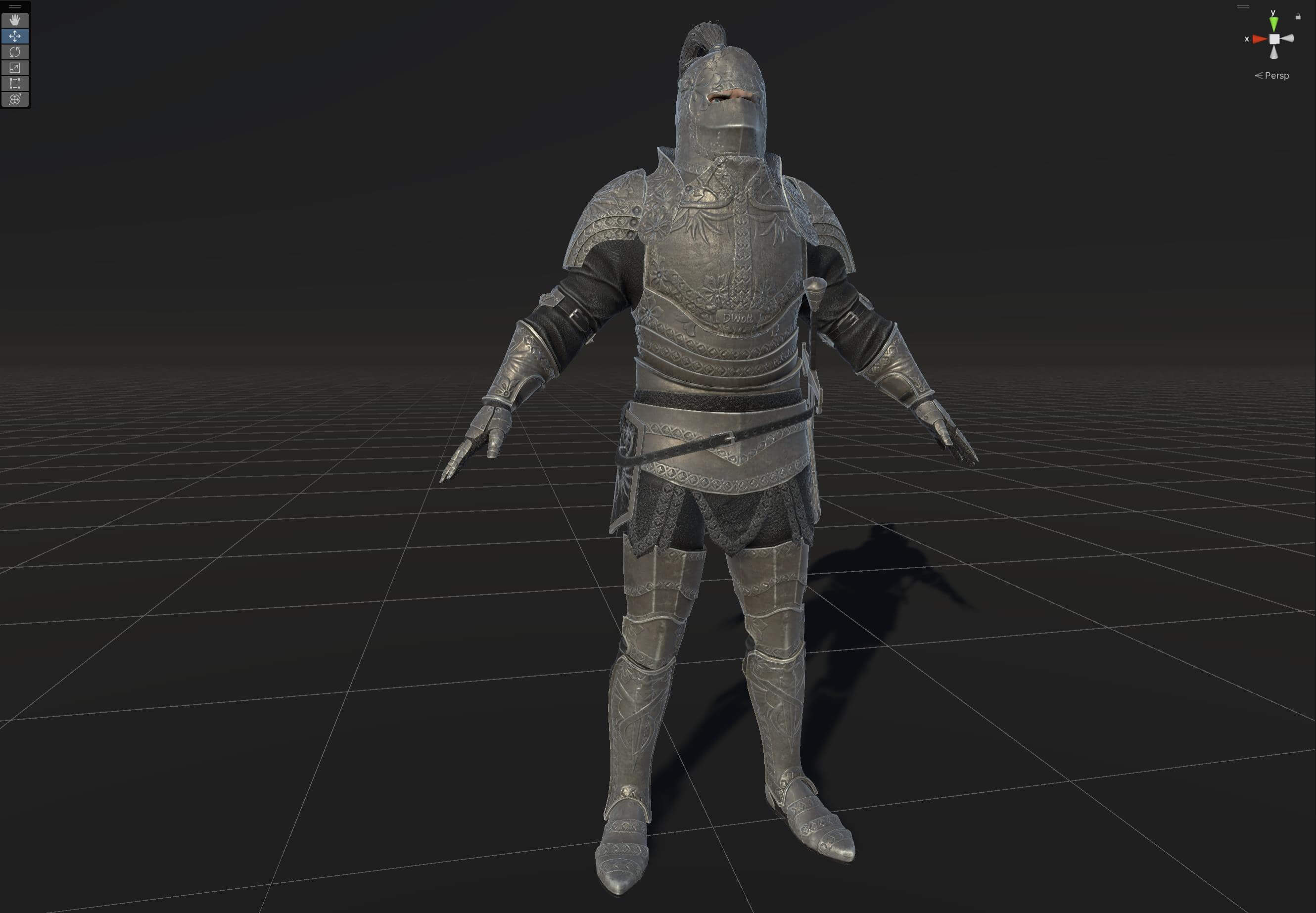 Npc Knight3 Game Ready - 3D Model by andryuha1981