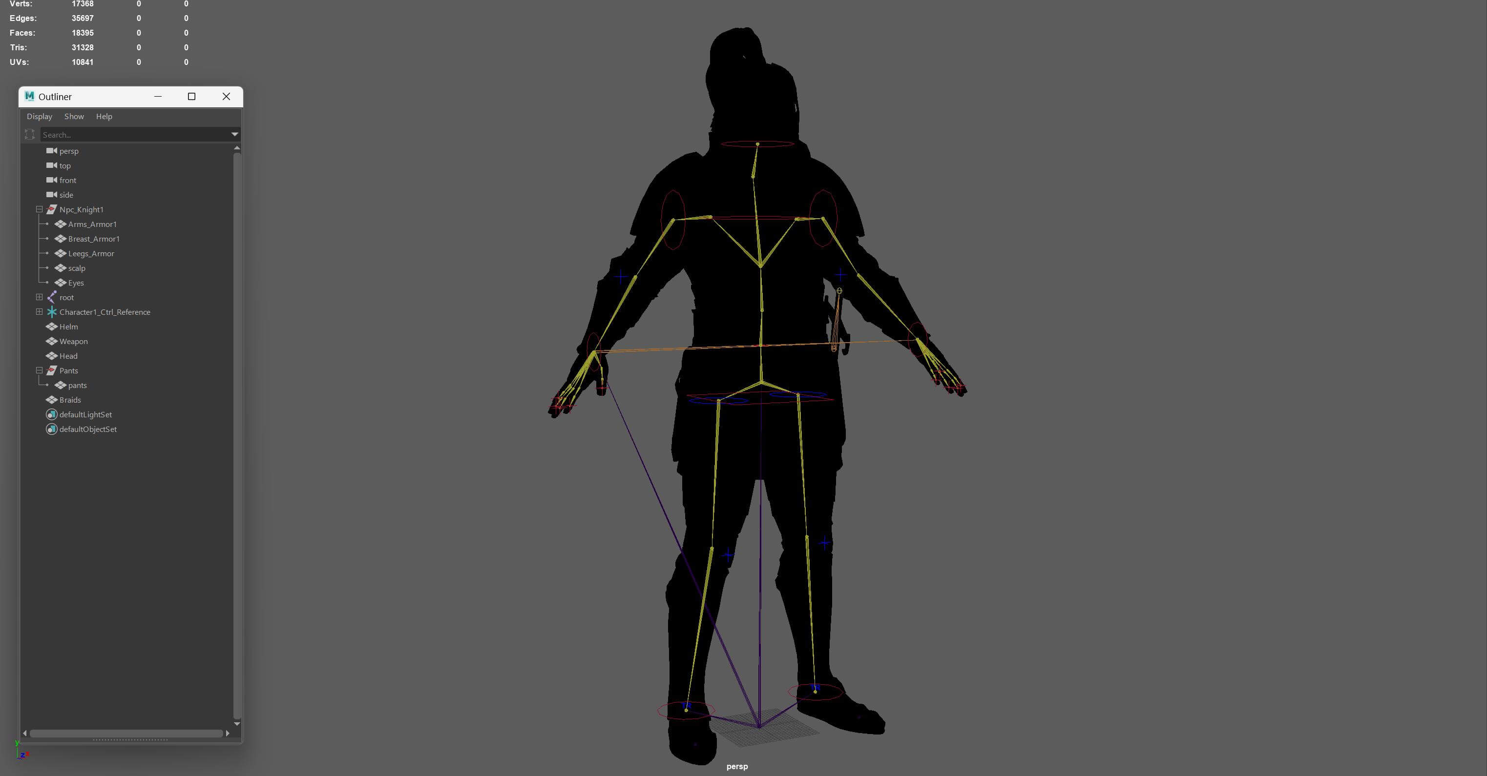 Npc Knight3 Game Ready - 3D Model by andryuha1981