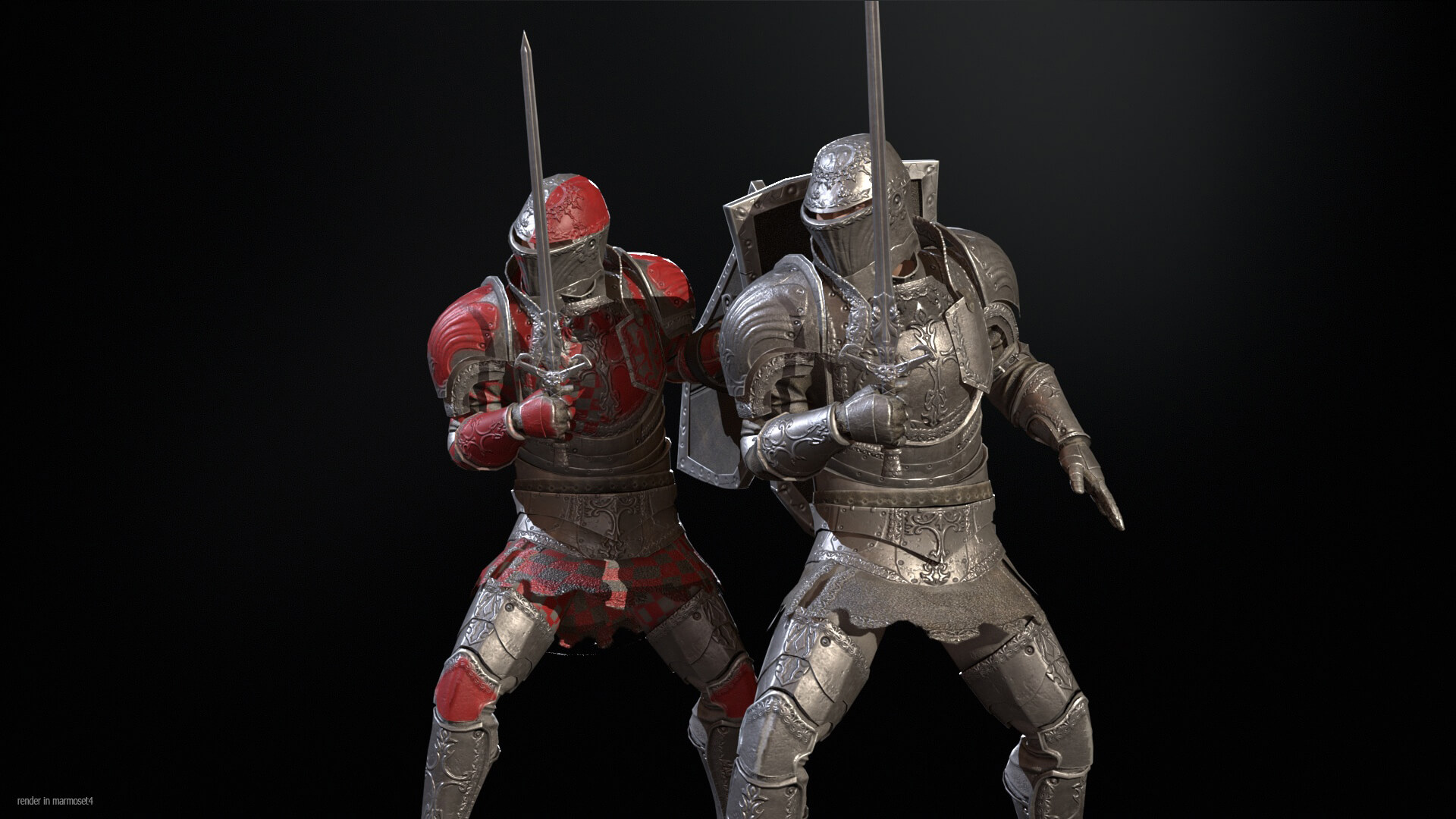 Npc Knight4 Game Ready - 3D Model by andryuha1981
