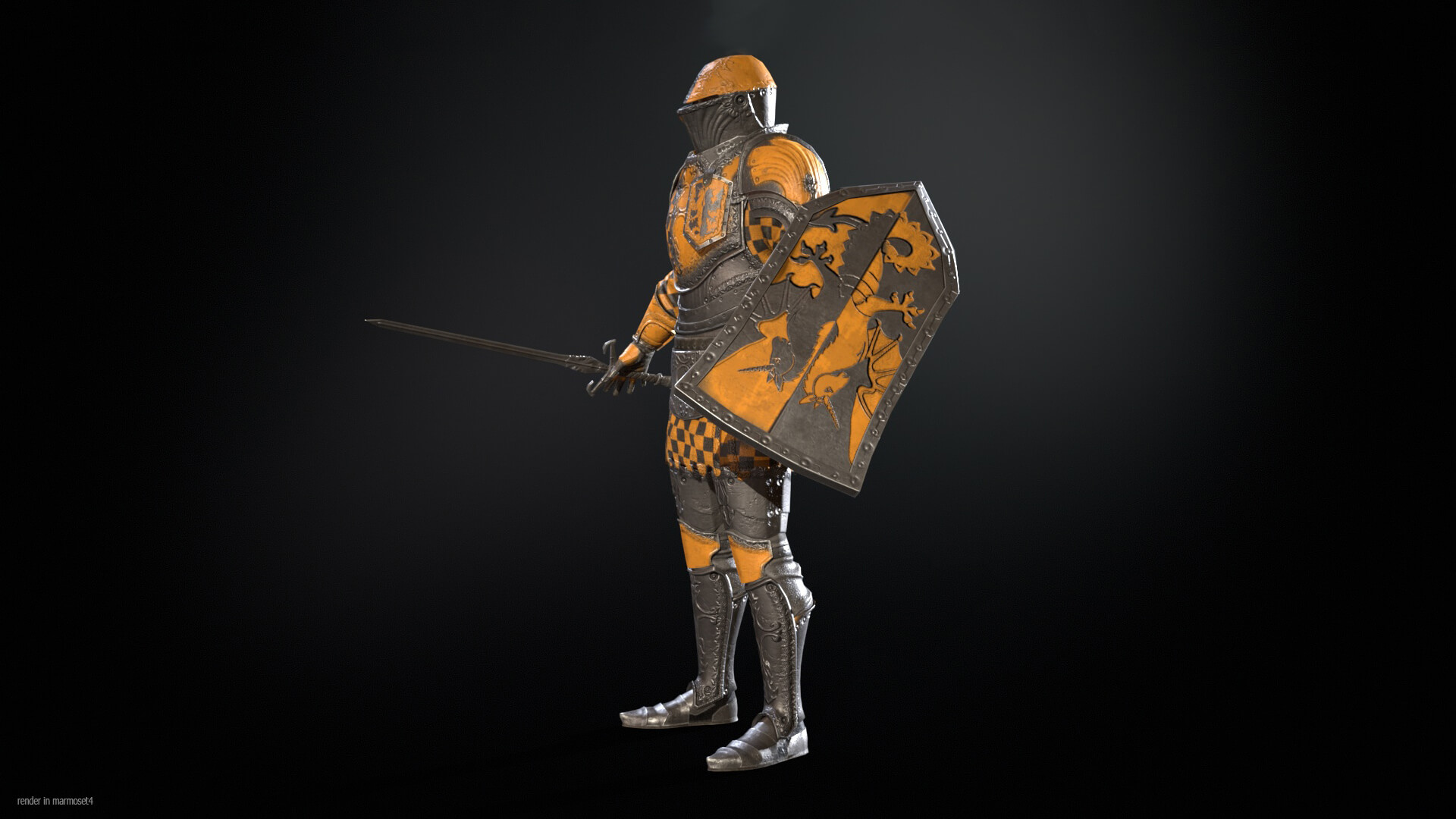 Npc Knight4 Game Ready - 3D Model by andryuha1981