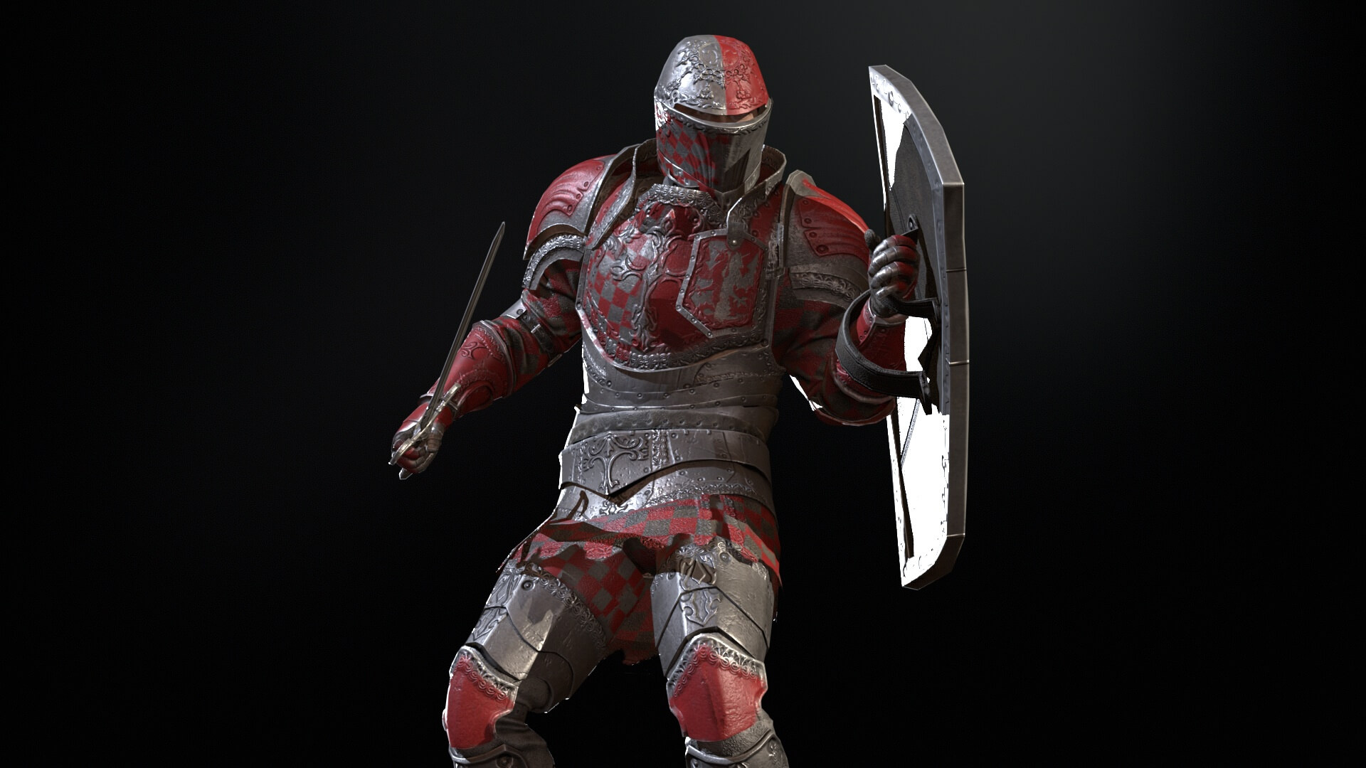 Npc Knight4 Game Ready - 3D Model by andryuha1981
