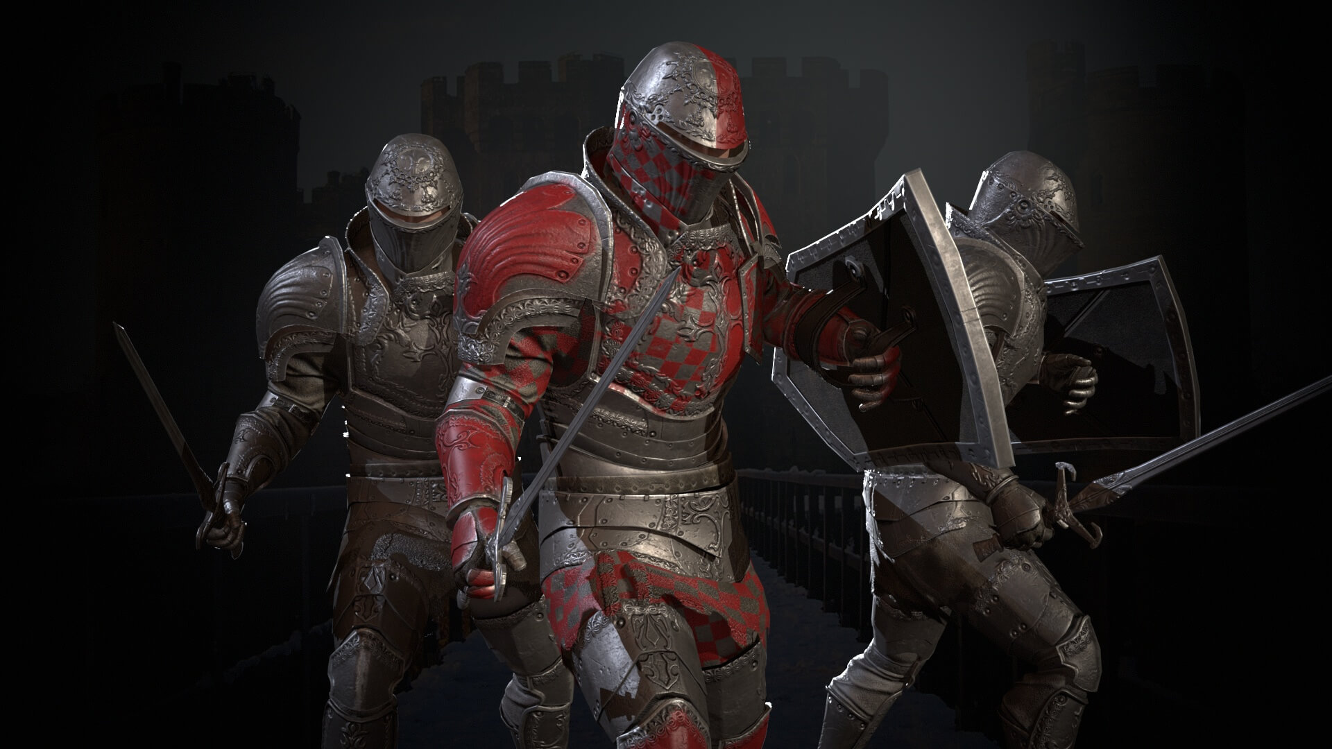 Npc Knight4 Game Ready - 3D Model by andryuha1981