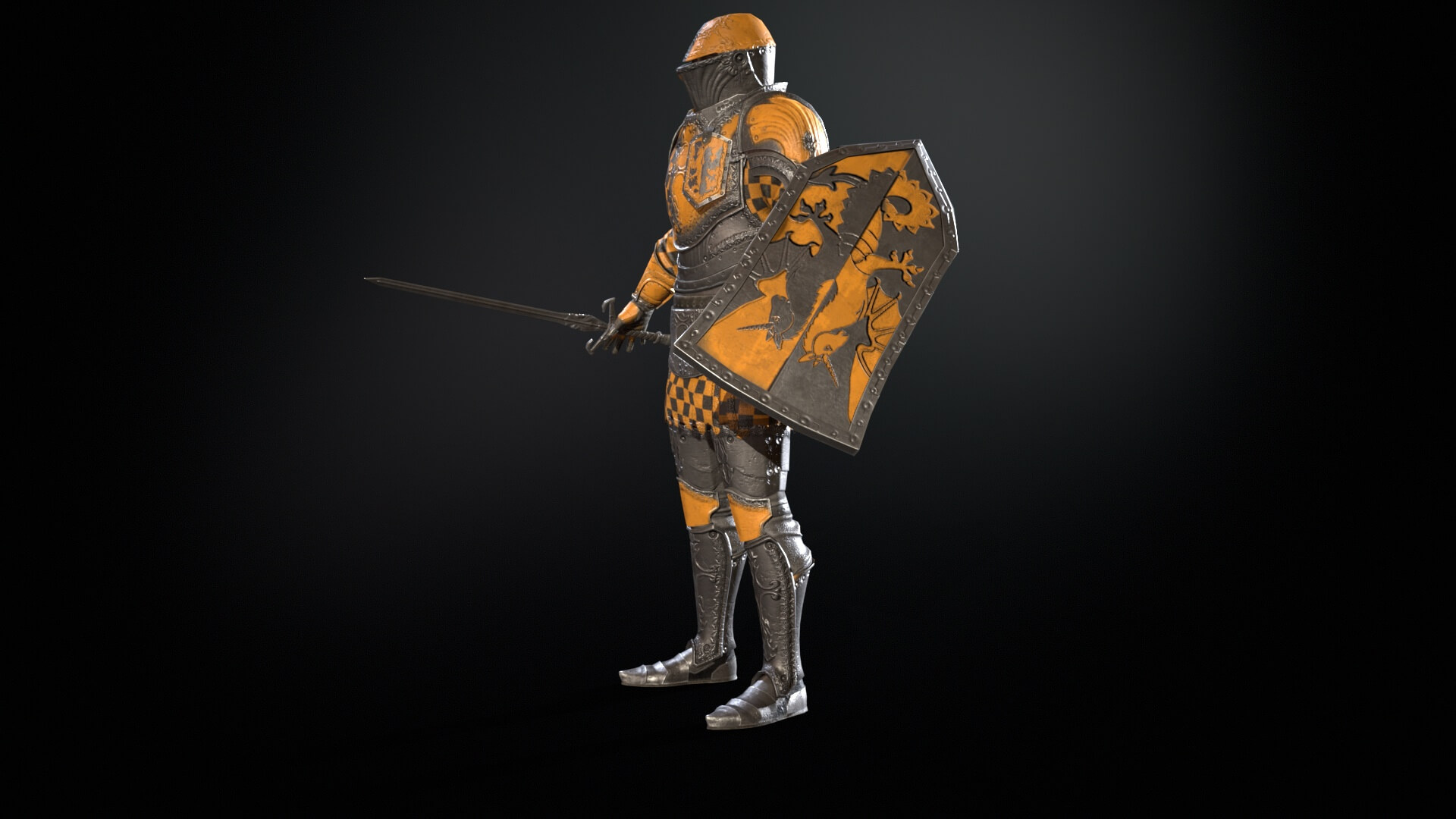 Npc Knight4 Game Ready - 3D Model by andryuha1981
