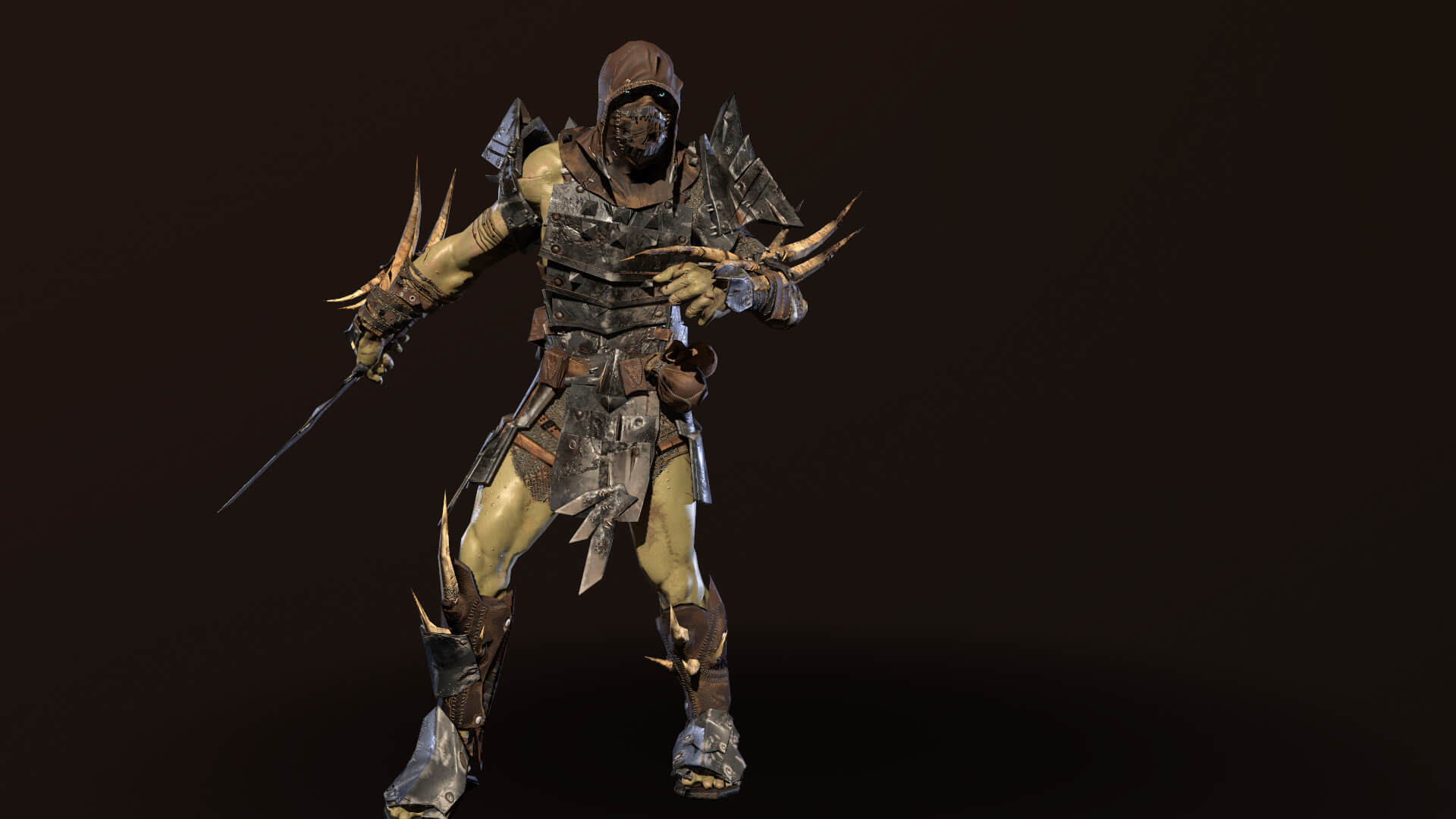 Ork Assasin 2 Game Ready - 3D Model by andryuha1981