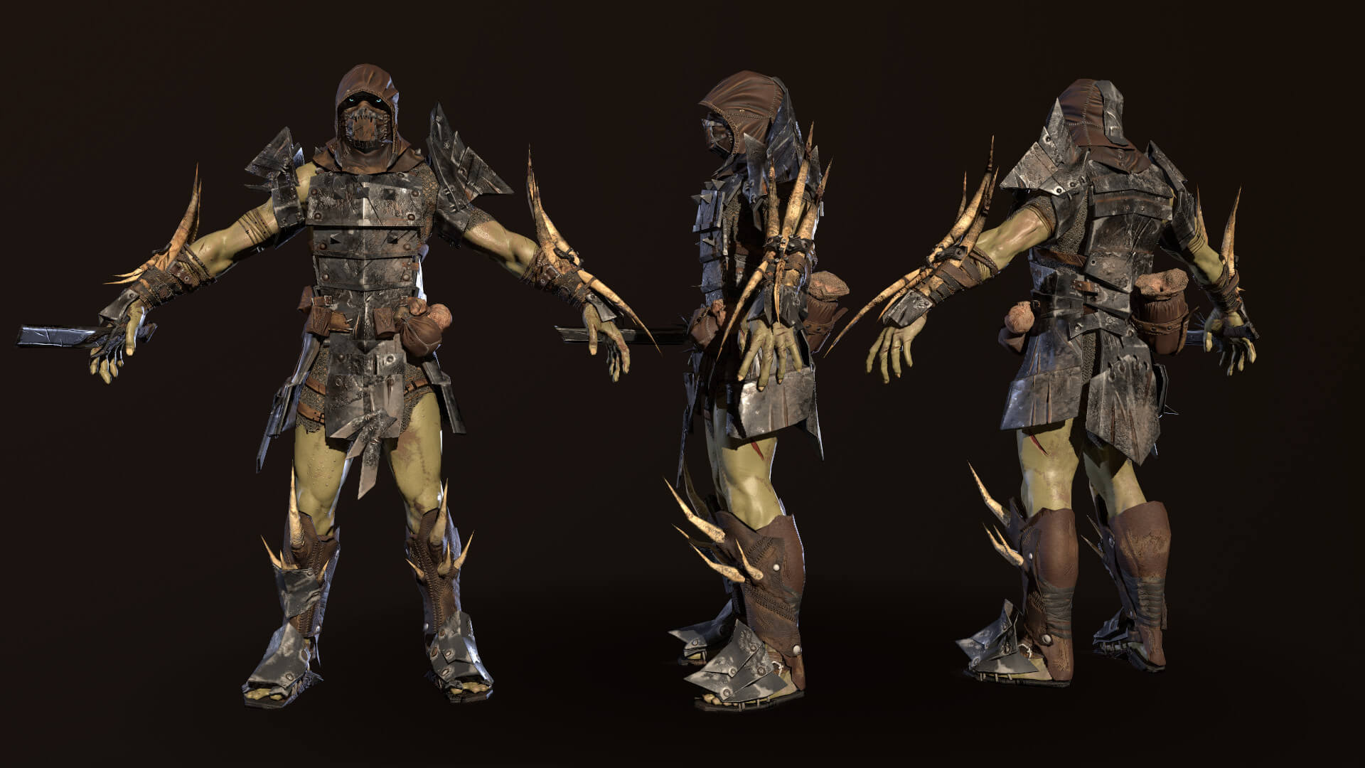 Ork Assasin 2 Game Ready - 3D Model by andryuha1981