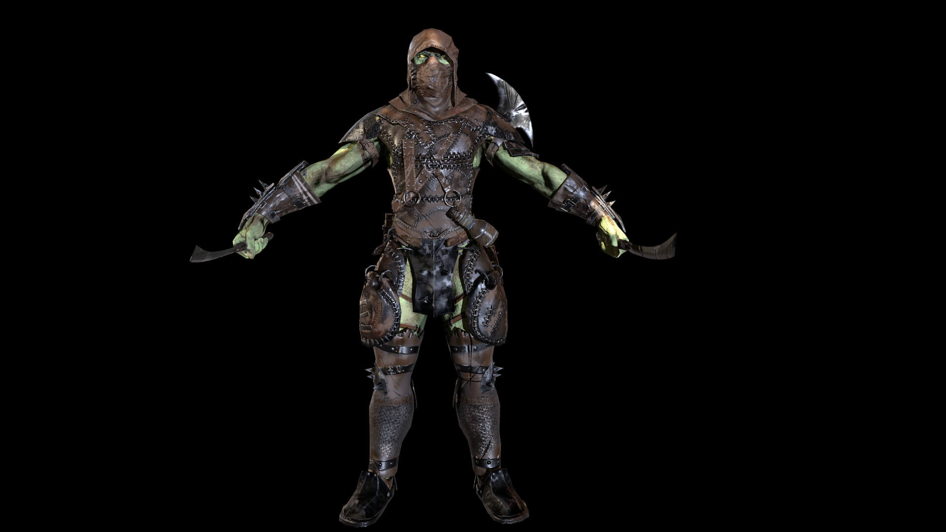 Ork Assasin Game Ready - 3D Model by andryuha1981