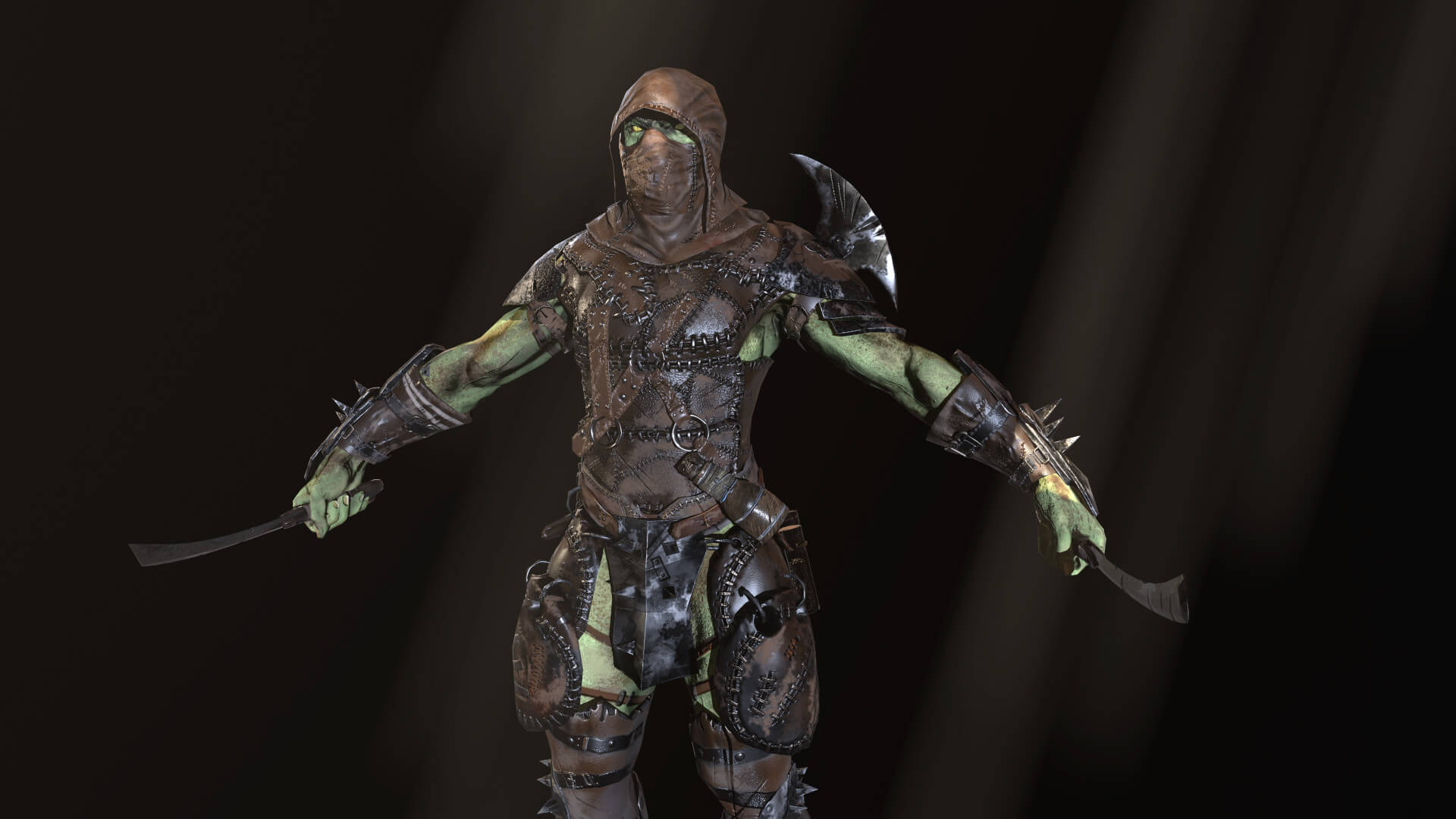 Ork Assasin Game Ready - 3D Model by andryuha1981