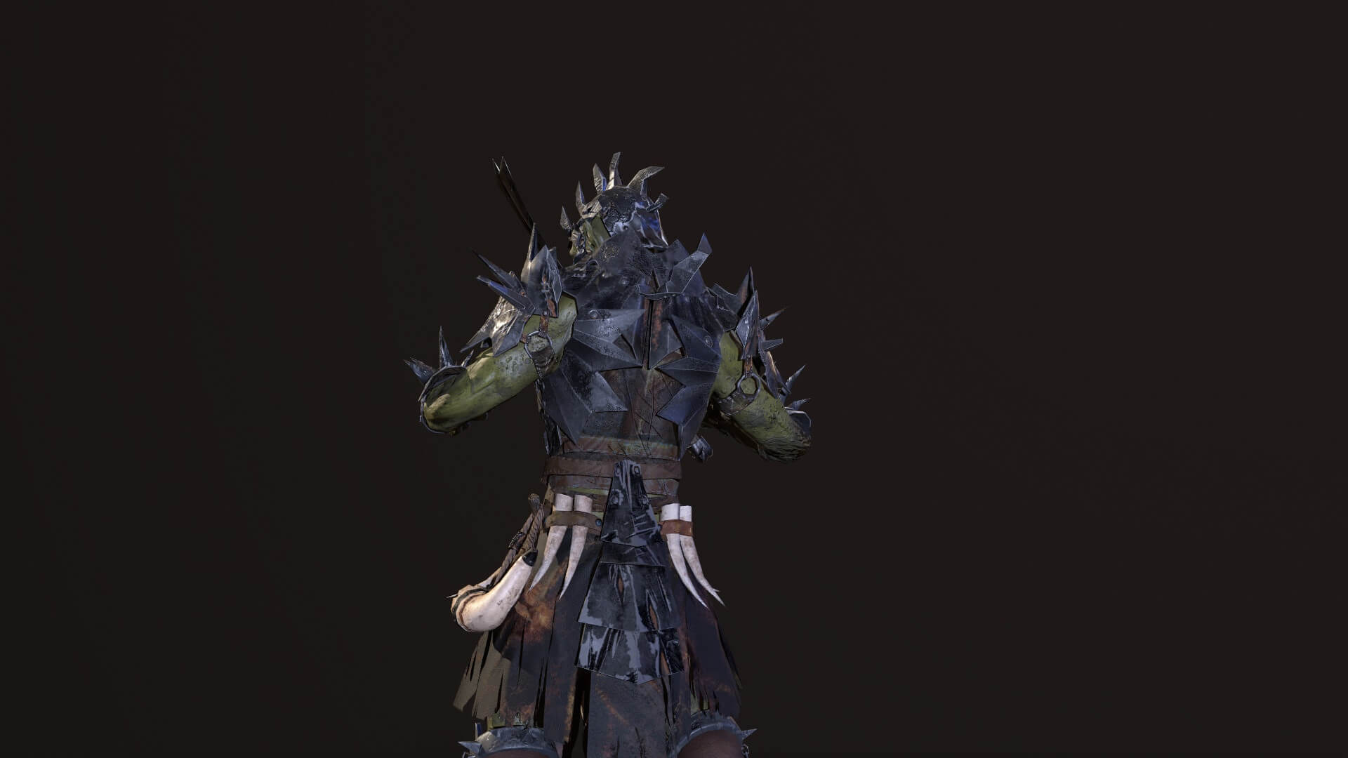 Ork Fast Runer - 3D Model by andryuha1981
