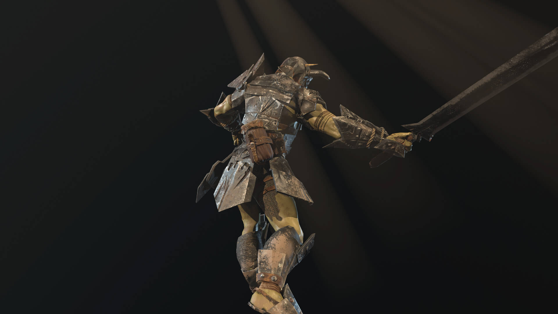 Ork Fighter Game Ready - 3D Model by andryuha1981