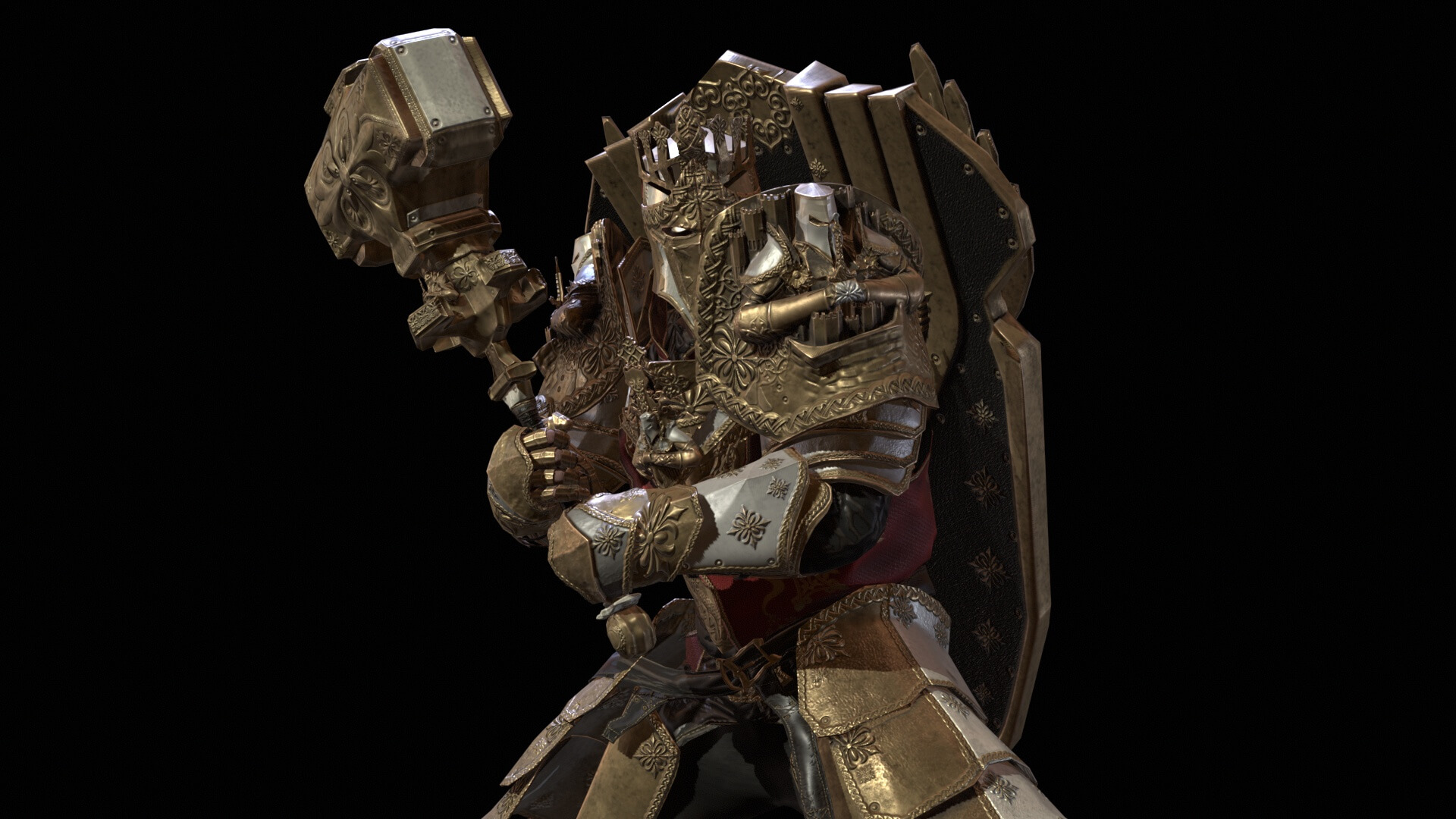 Paladin Game Ready - 3D Model by andryuha1981