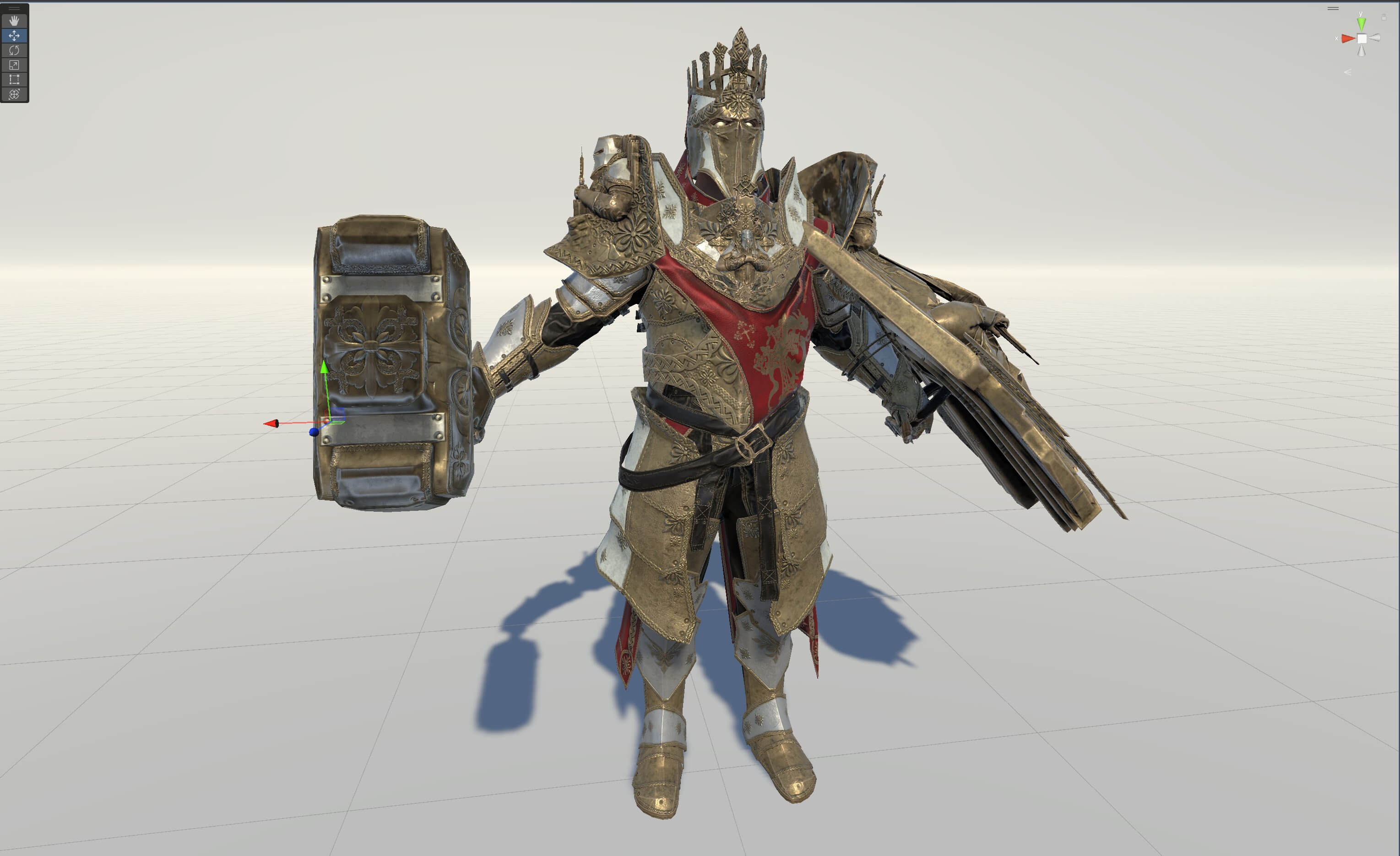 Paladin Game Ready - 3D Model by andryuha1981