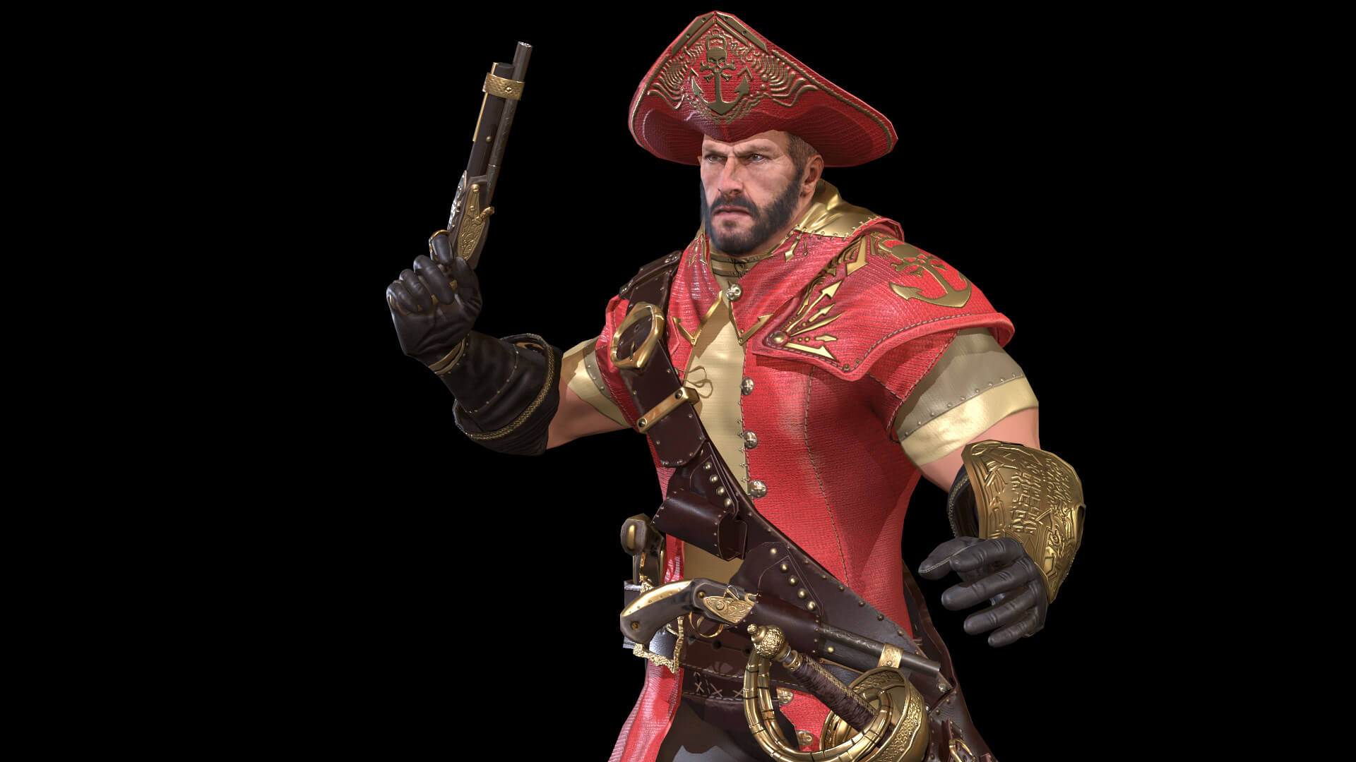 Powerful Fighter - 3D Model by andryuha1981