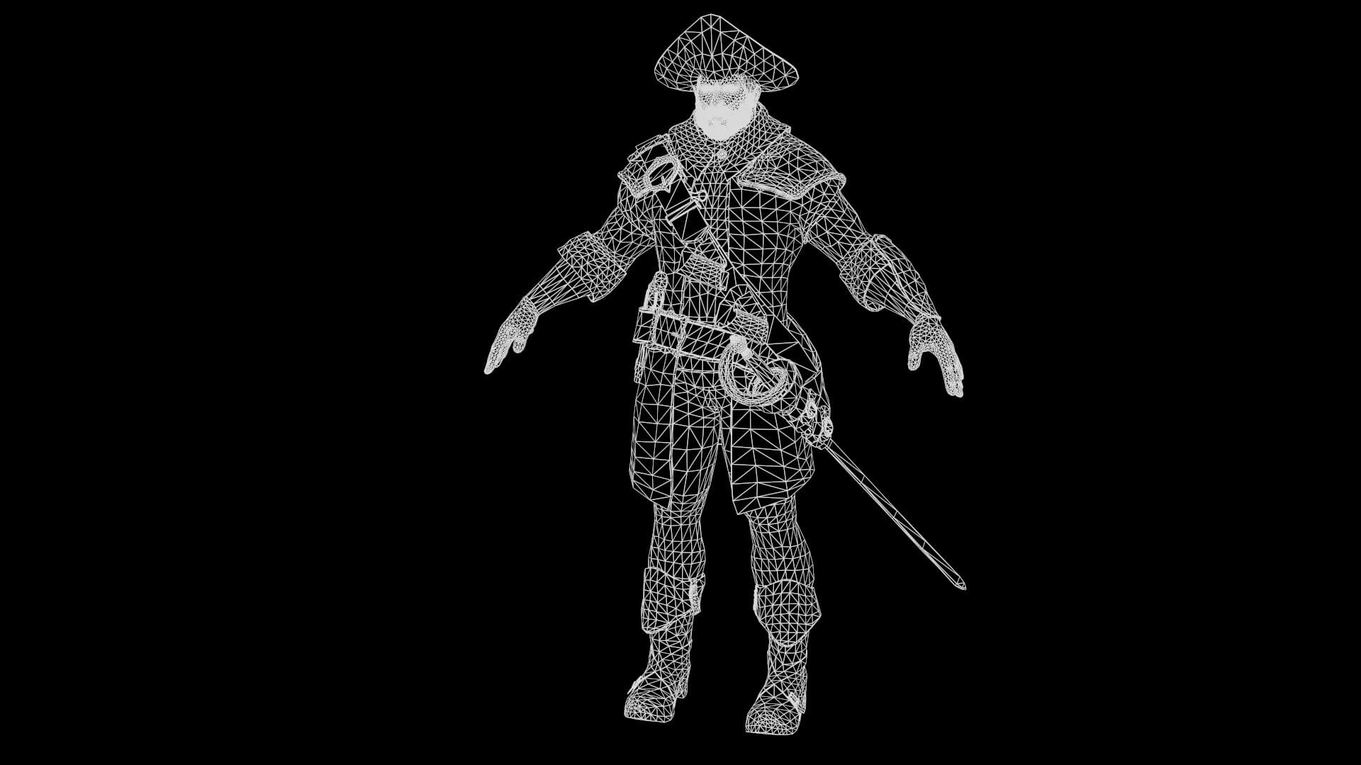 Powerful Fighter - 3D Model by andryuha1981