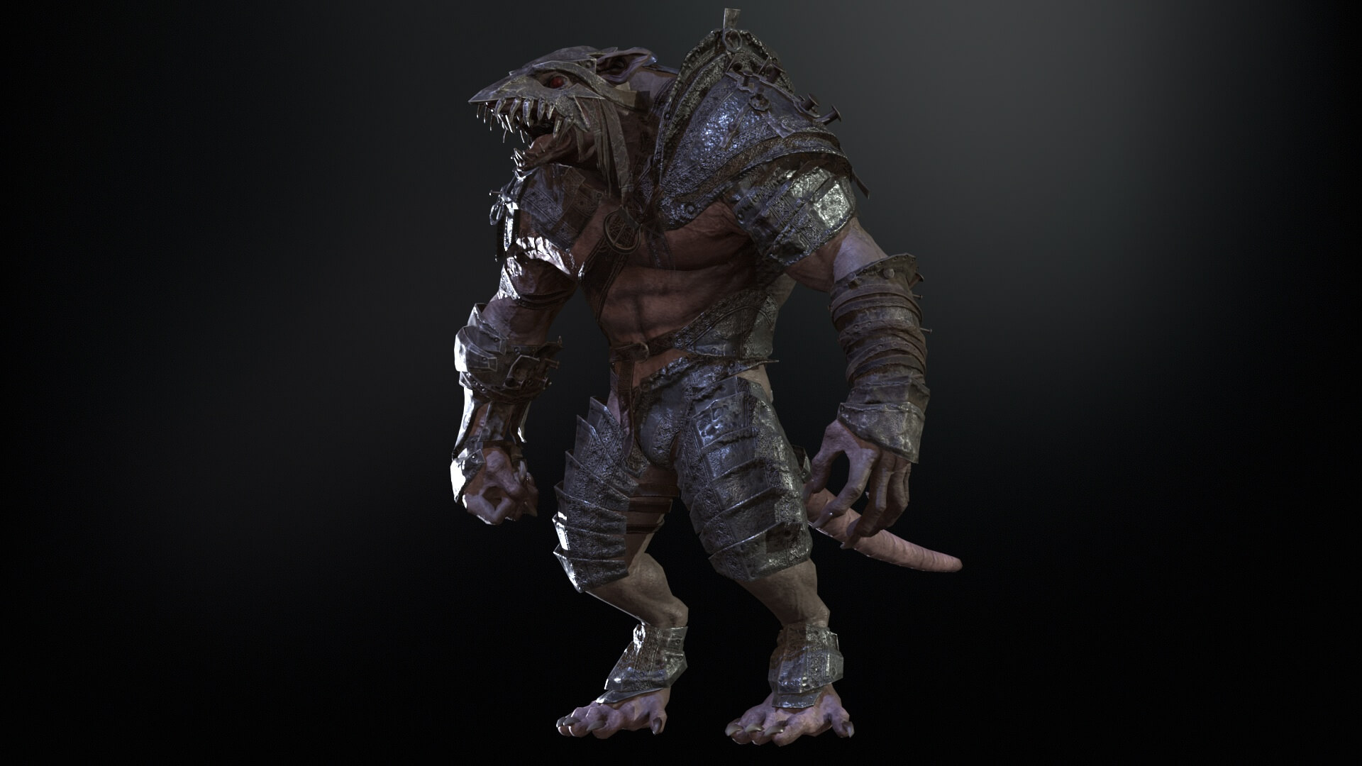 Ratman Warrior - 3D Model by andryuha1981
