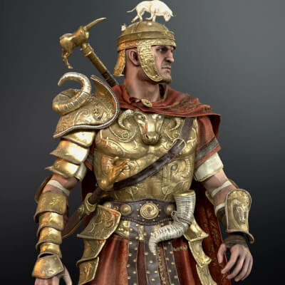 Rome Centurion - 3D Model by andryuha1981