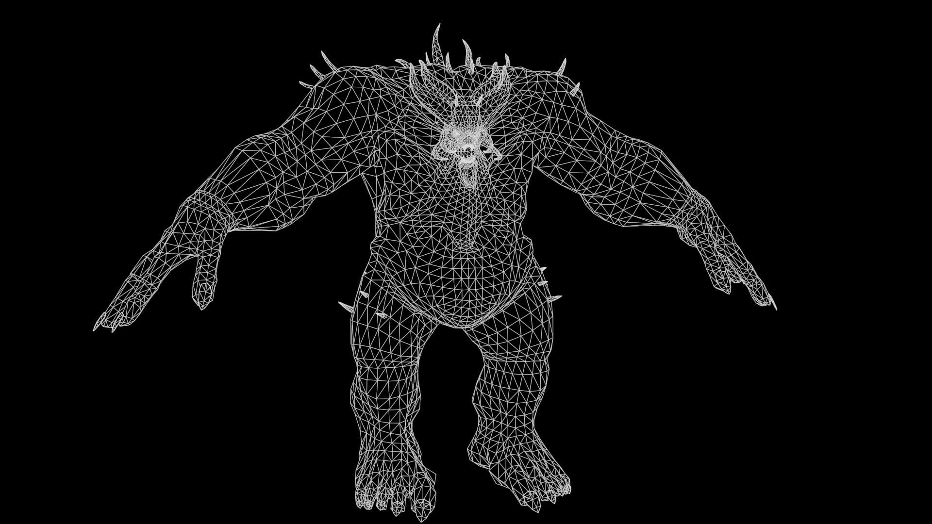 Fat Demon 2 Game Ready - 3D Model by andryuha1981